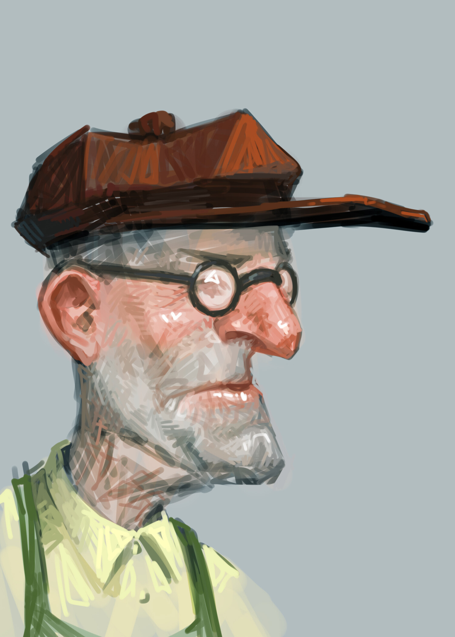 ArtStation - Courage the Cowardly Dog! - Eustace