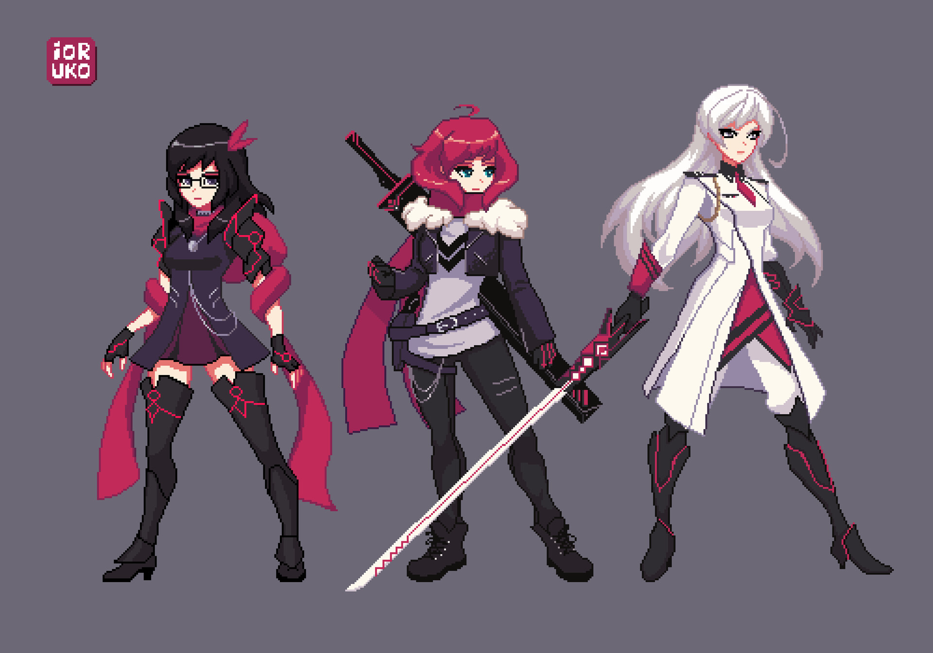ArtStation - Original character sprites for our game project