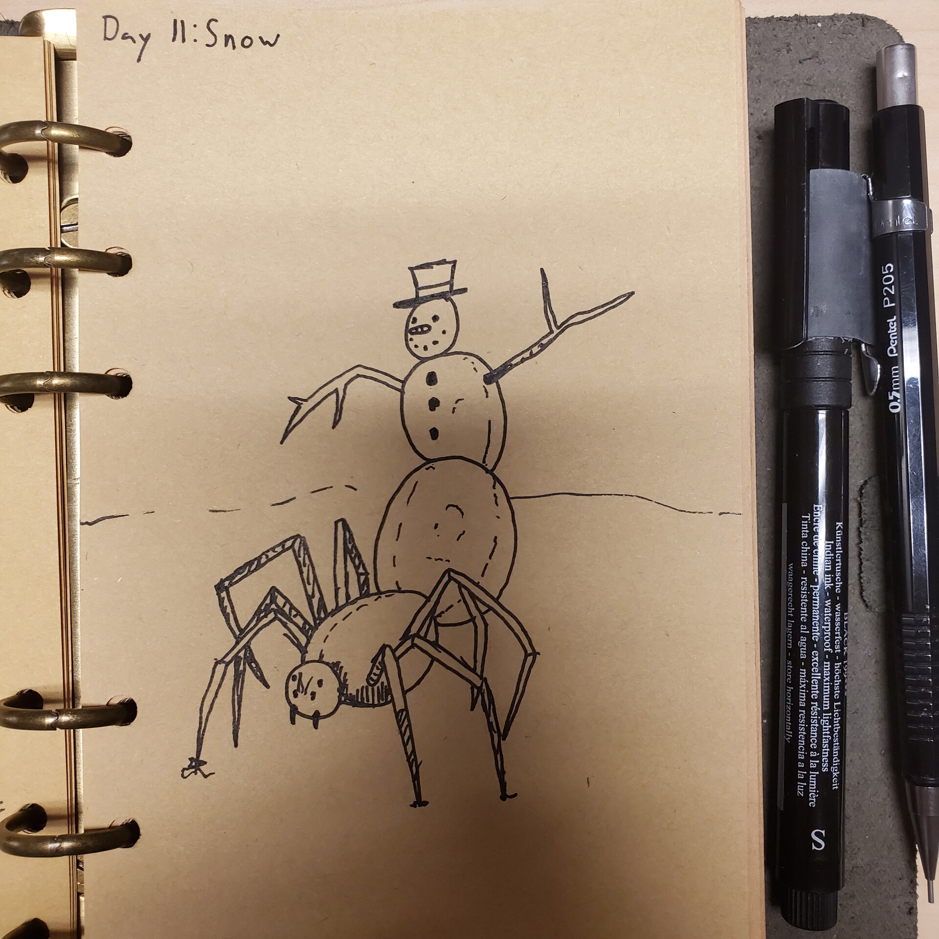 ArtStation - Inktober Day 11: Snow