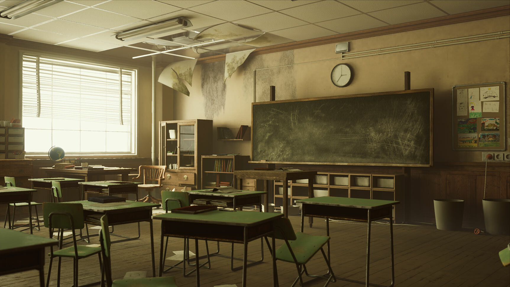 ArtStation - Eerie Classroom