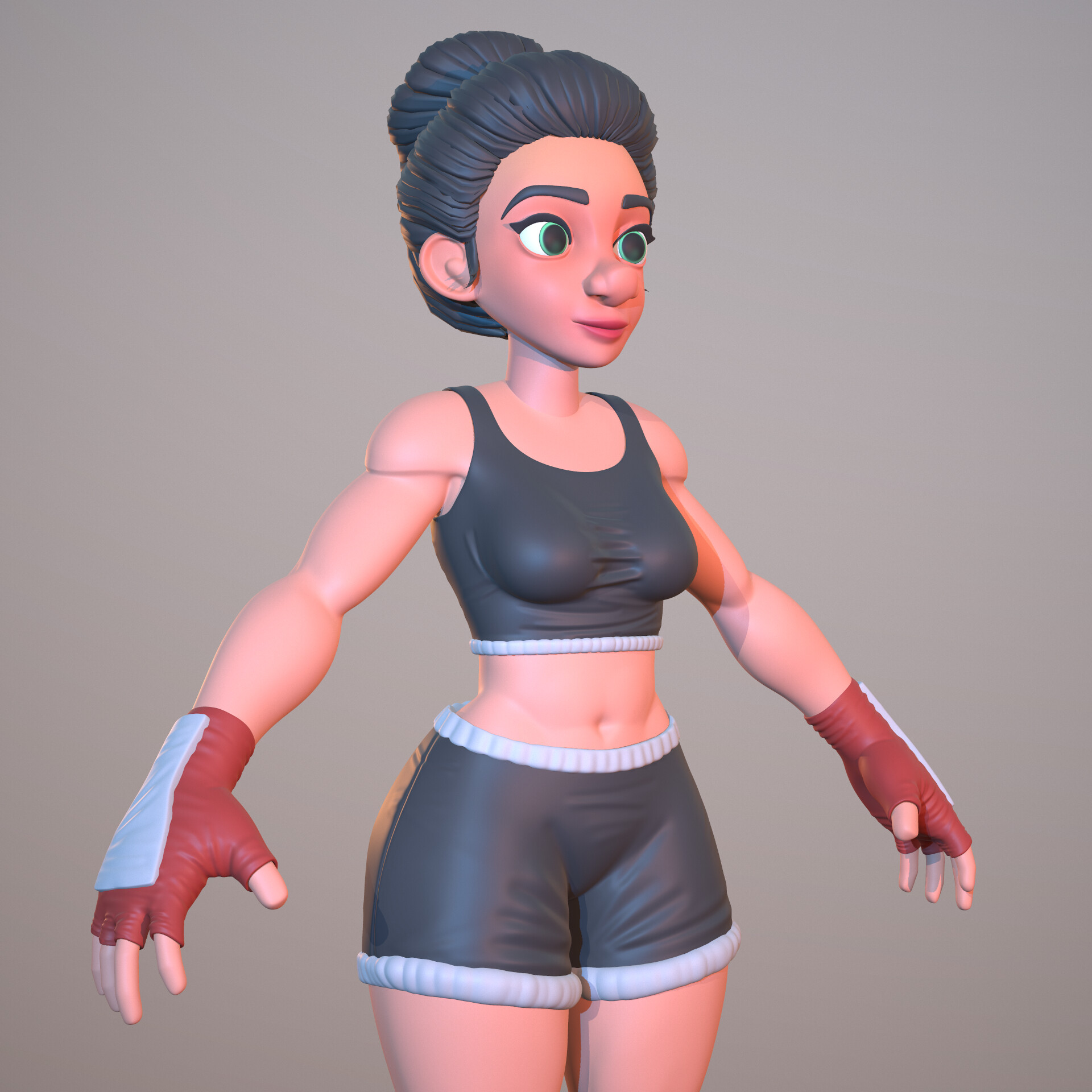 Mohammad Javad Gholami - cute boxer girl