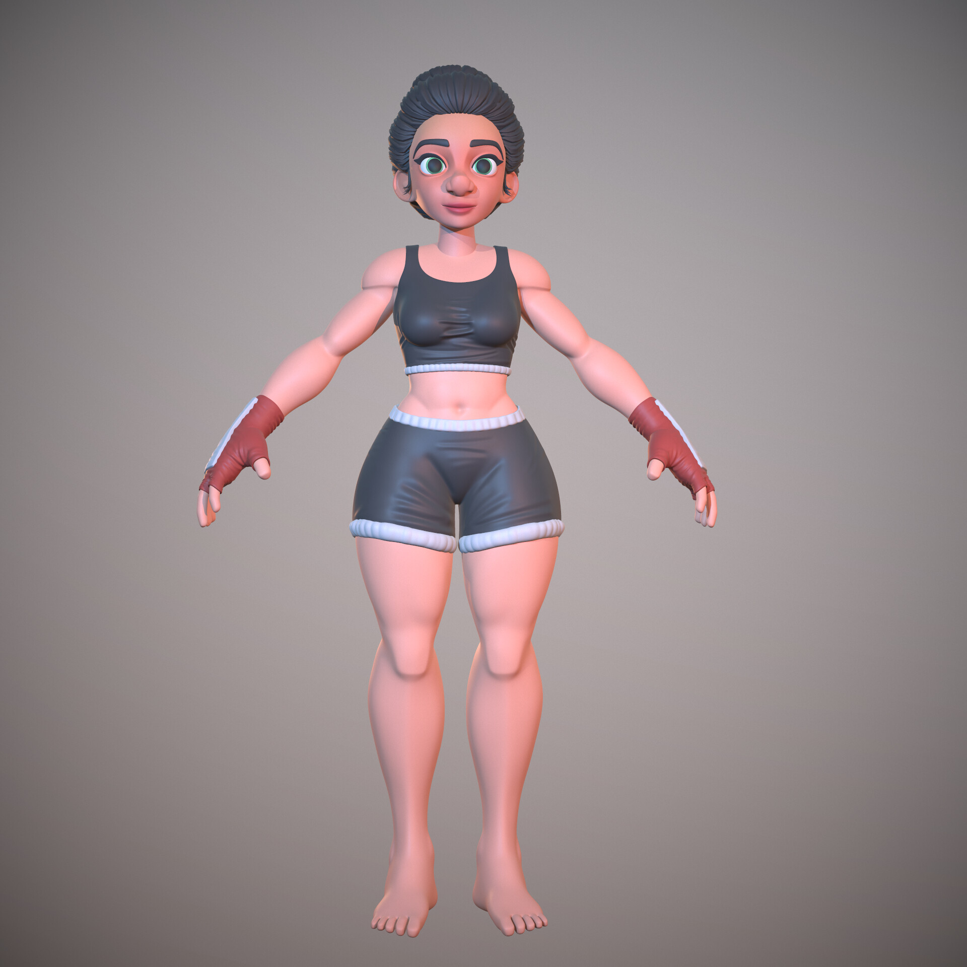 Mohammad Javad Gholami - cute boxer girl