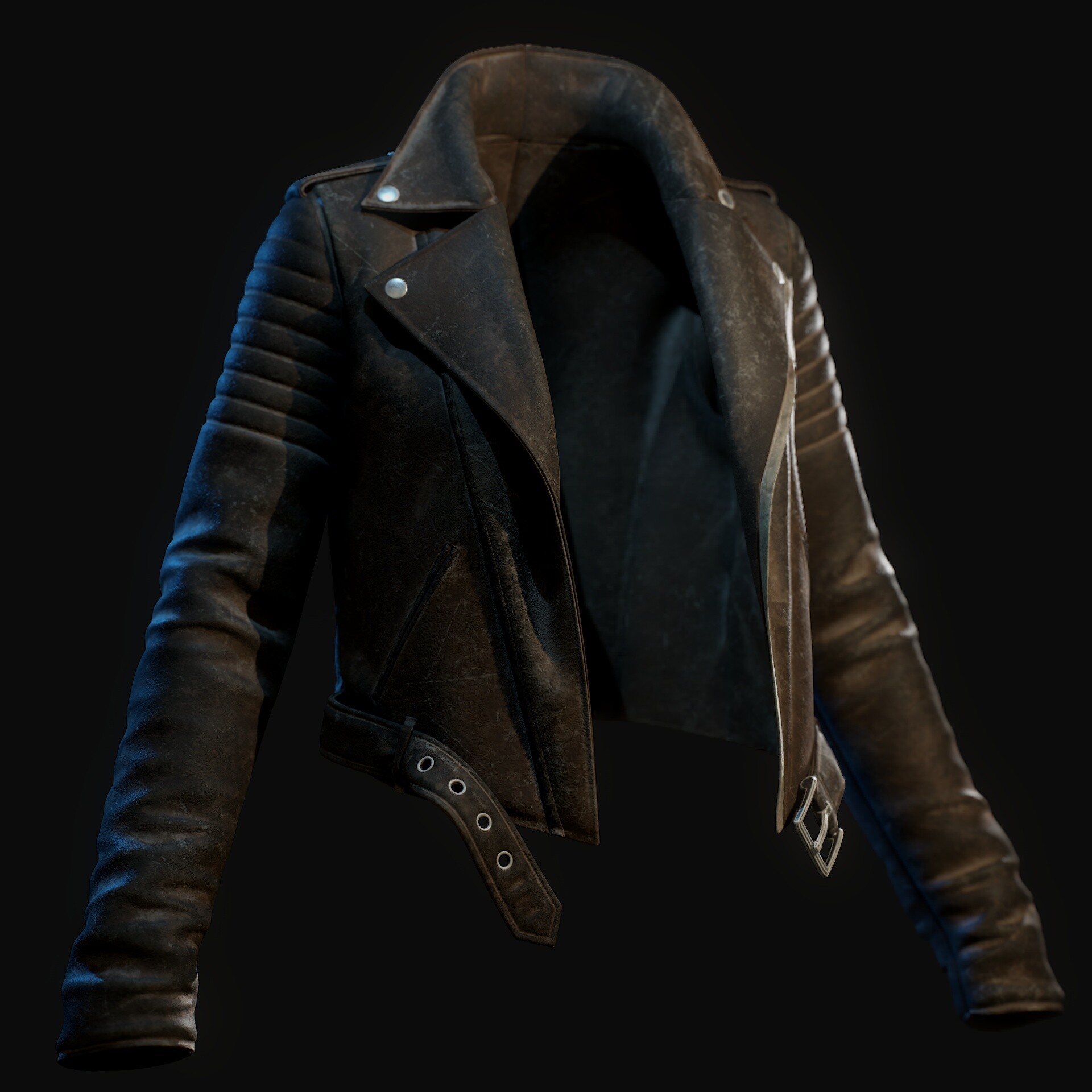 ArtStation - Hell_Raider_Leather_Jacket