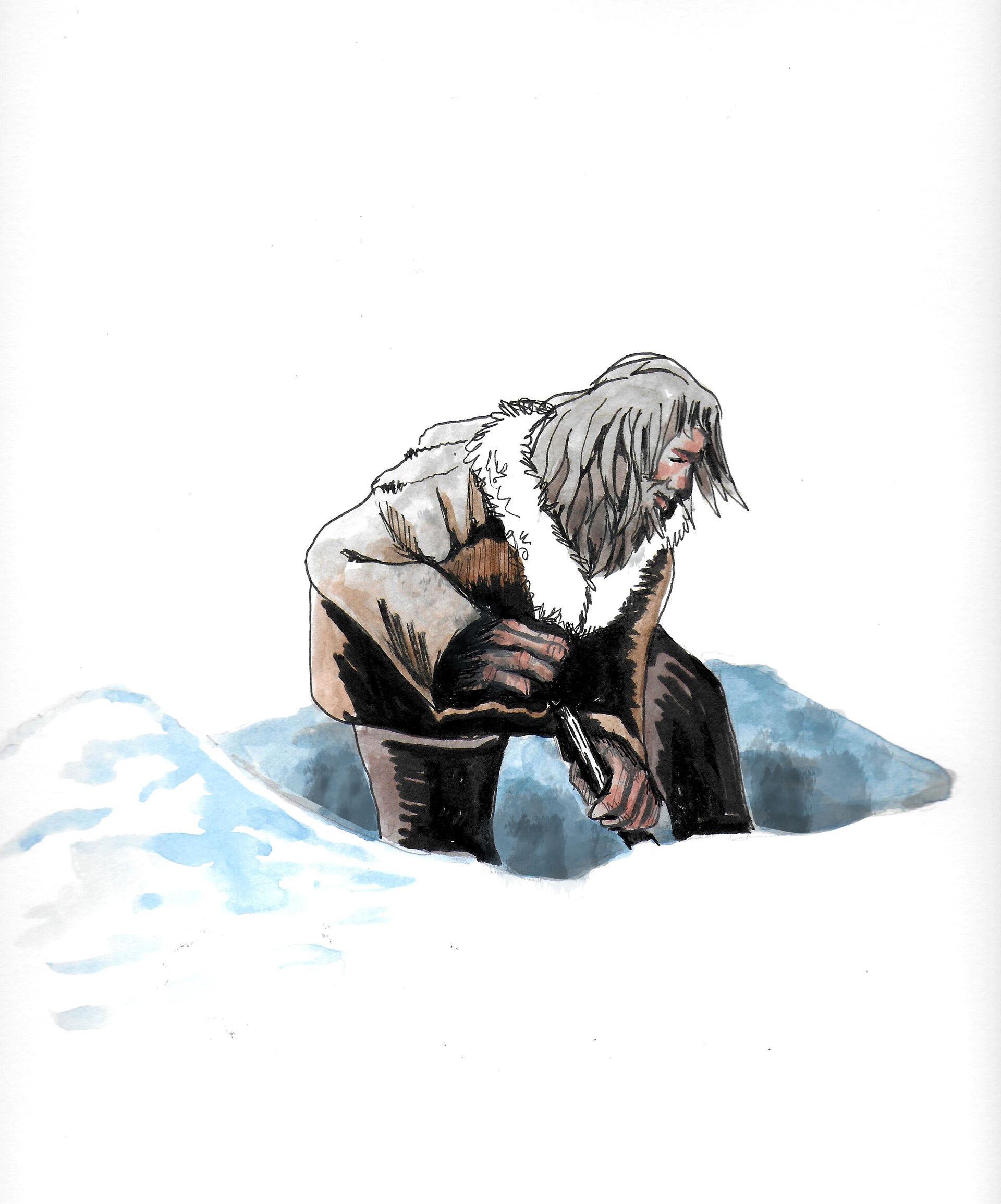 Graham Voss - Inktober 19 Day 11 - "Snow"