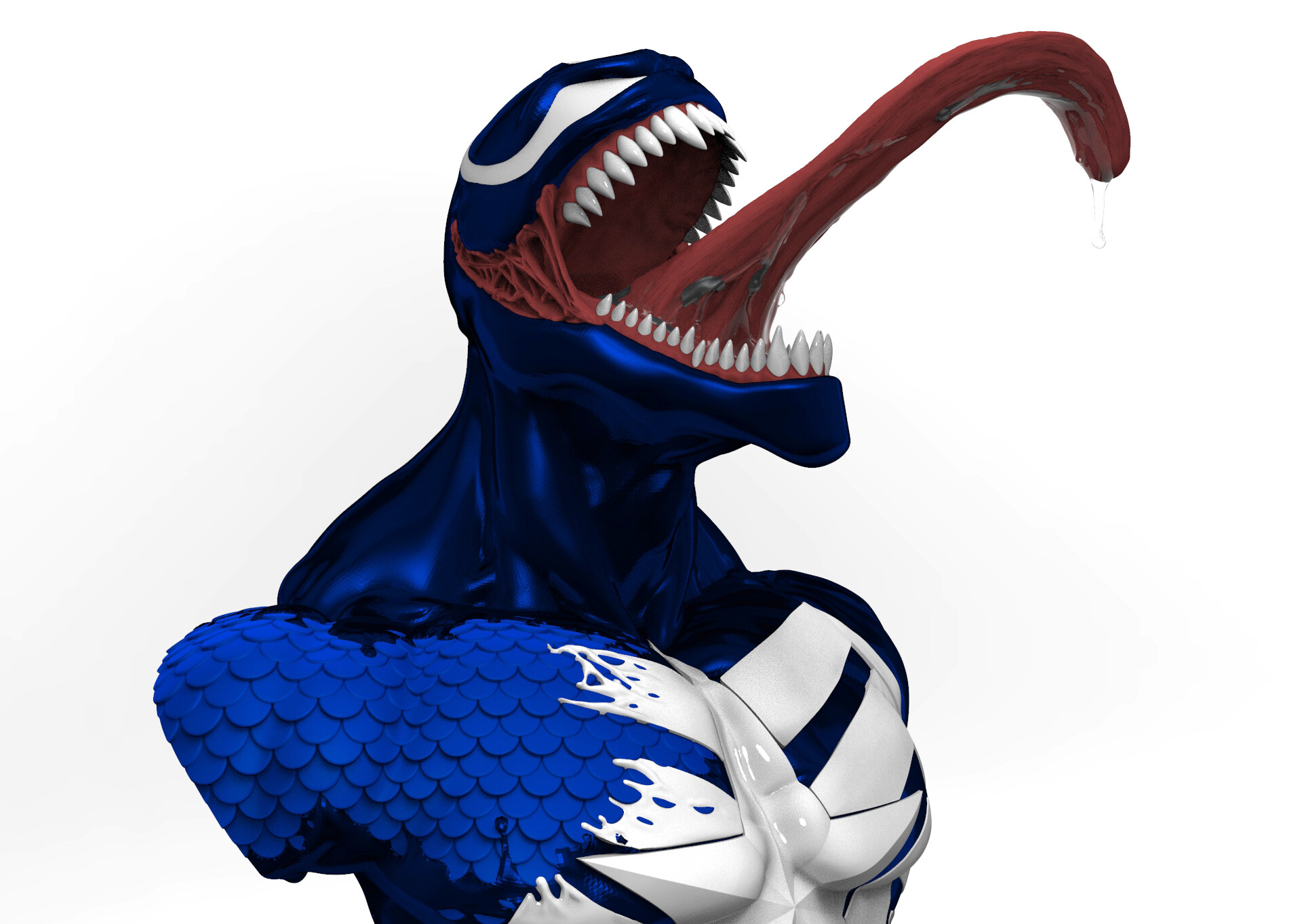 ArtStation - Venomized Captain America