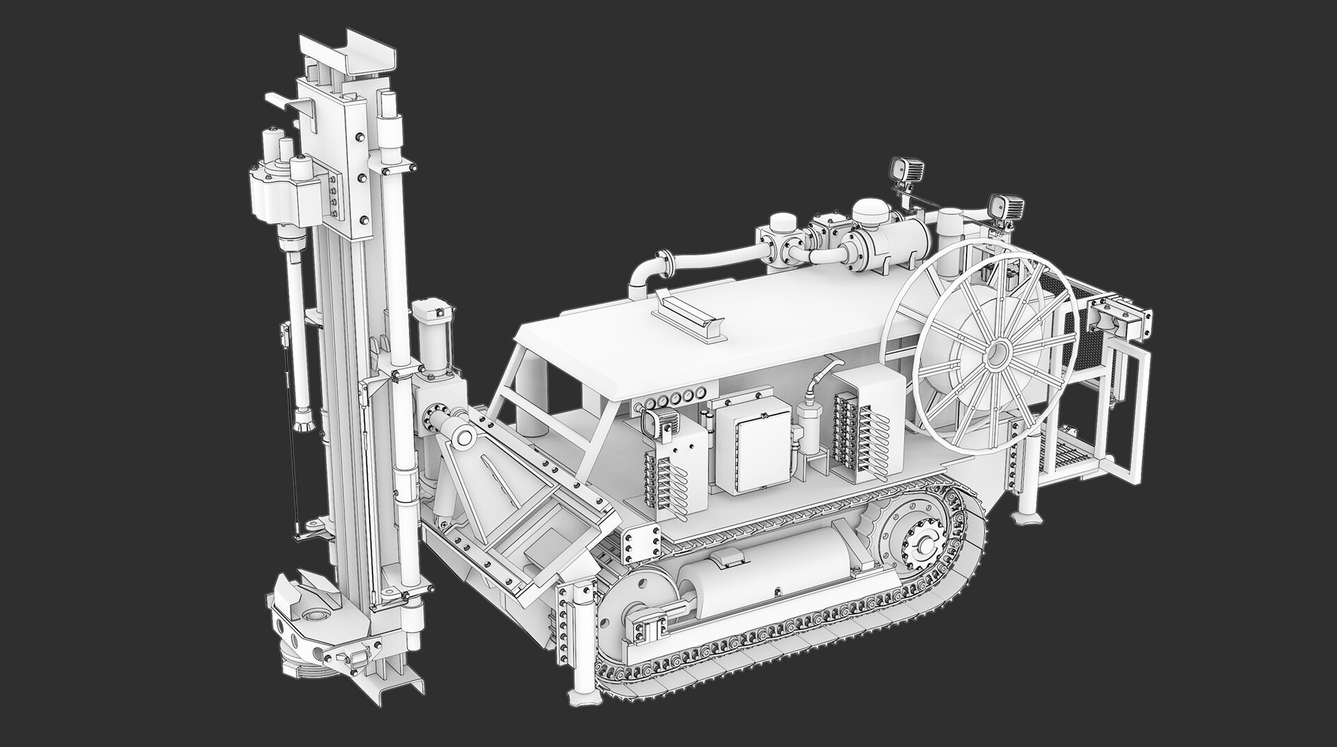 Oliver Apin - Cubex 5200 Long Hole Production Drill Rig