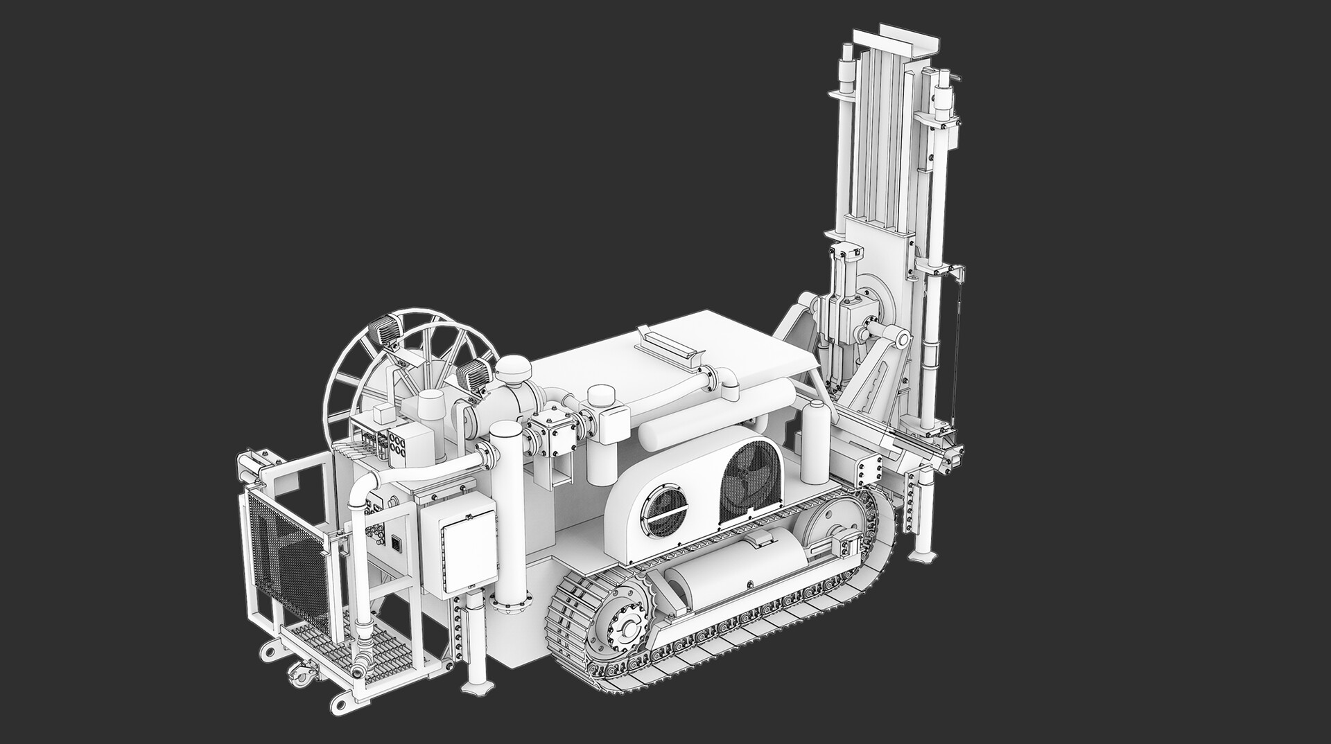 Oliver Apin - Cubex 5200 Long Hole Production Drill Rig