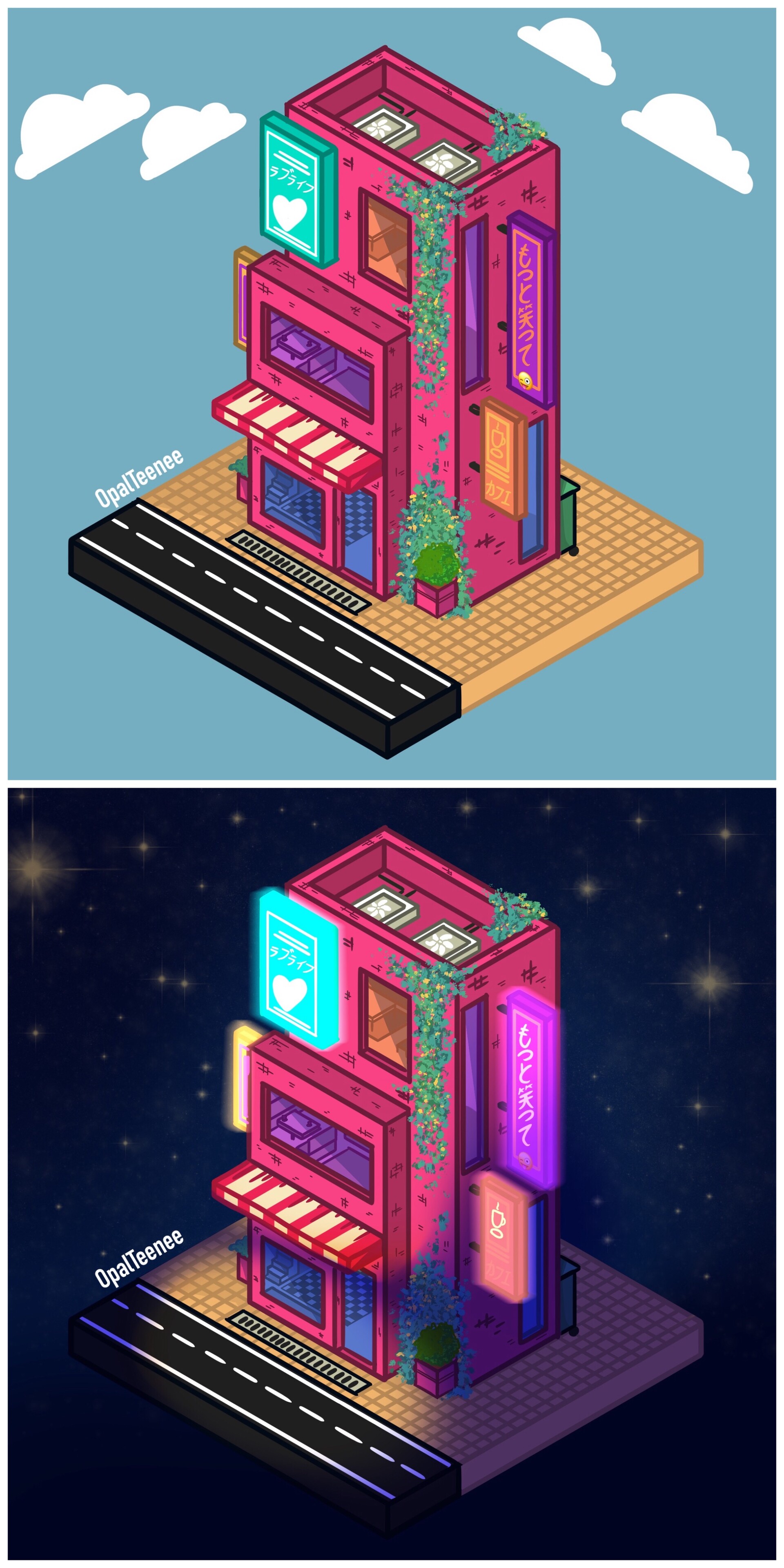 ArtStation - Isometric Cafe