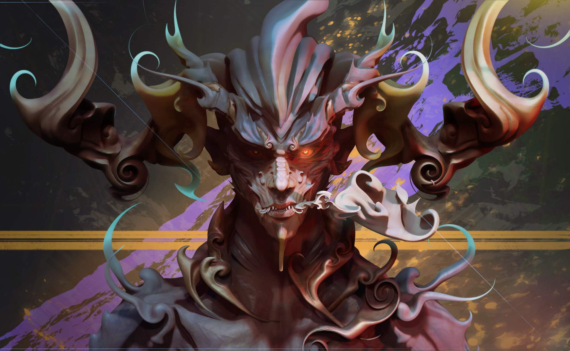 ArtStation - Kyro The Blue Oni