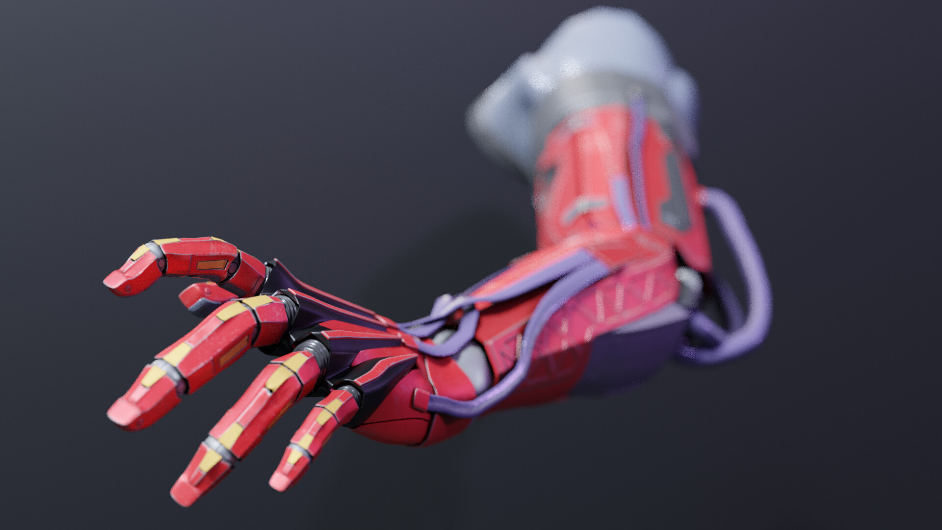 ArtStation - Red cyborg arm test