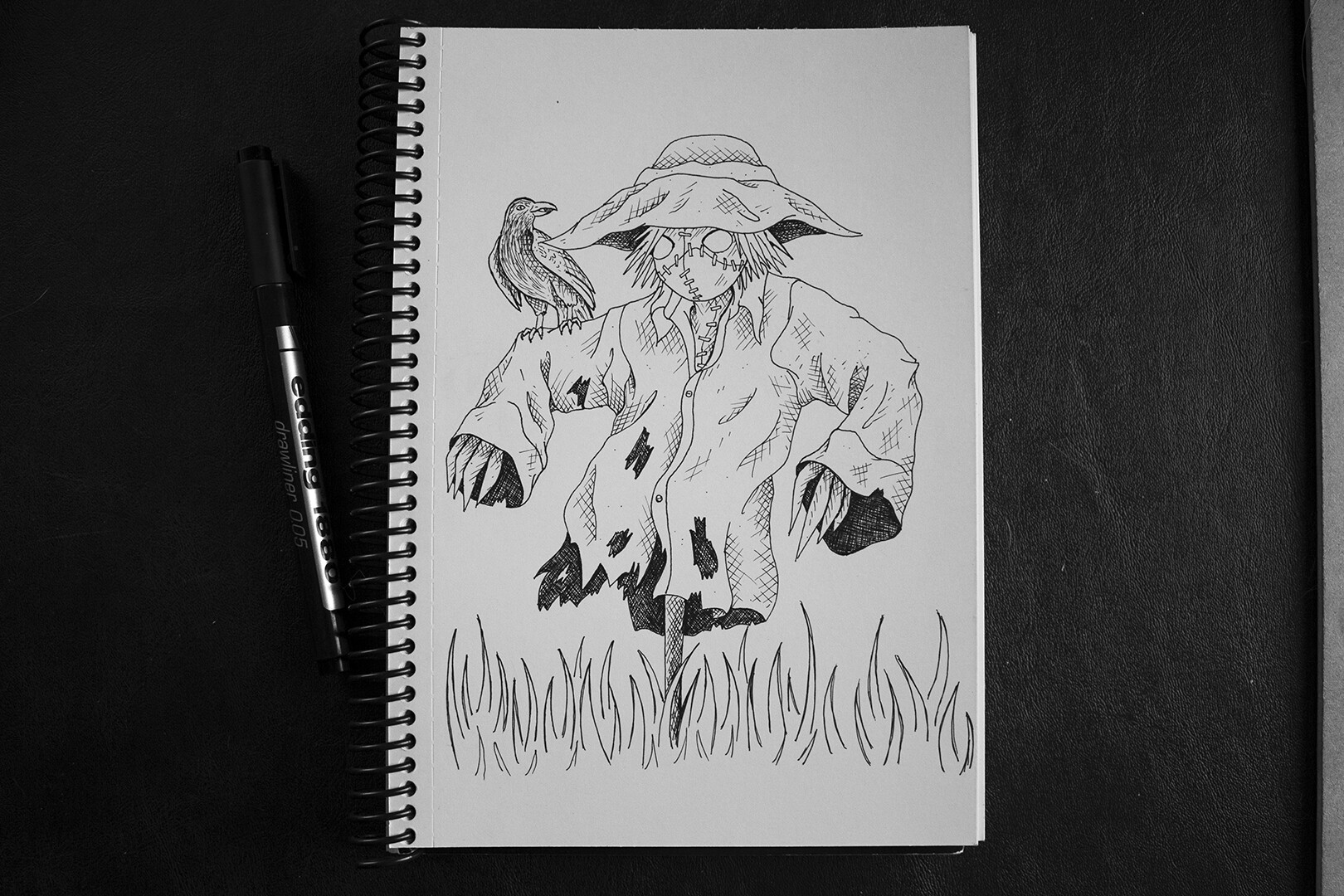ArtStation - Inktober Day 5! Scarecrow
