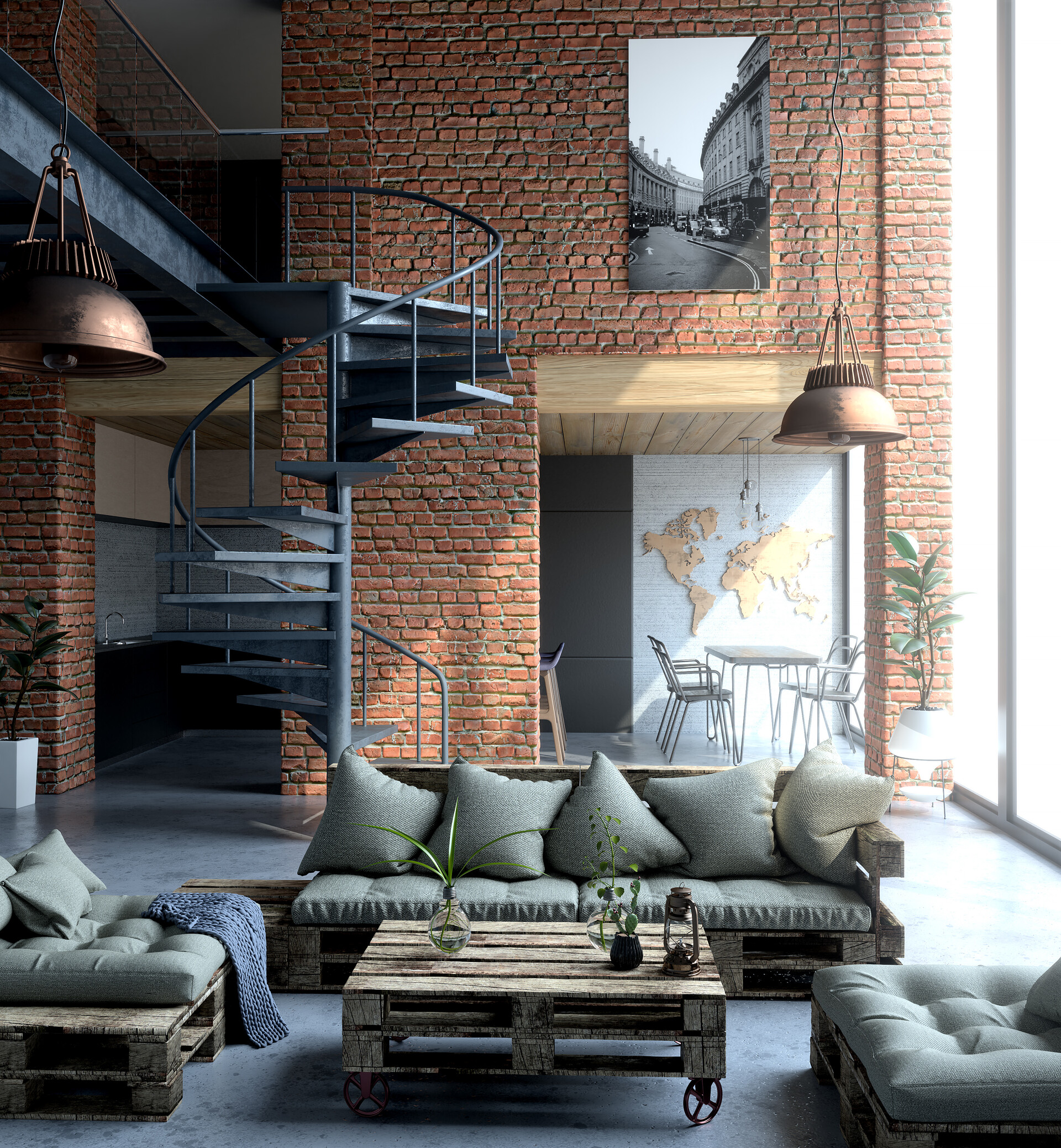 ArtStation - Rustic Interior