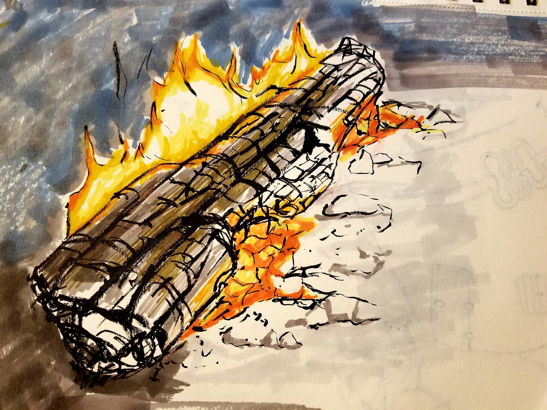 ArtStation - inktober ash