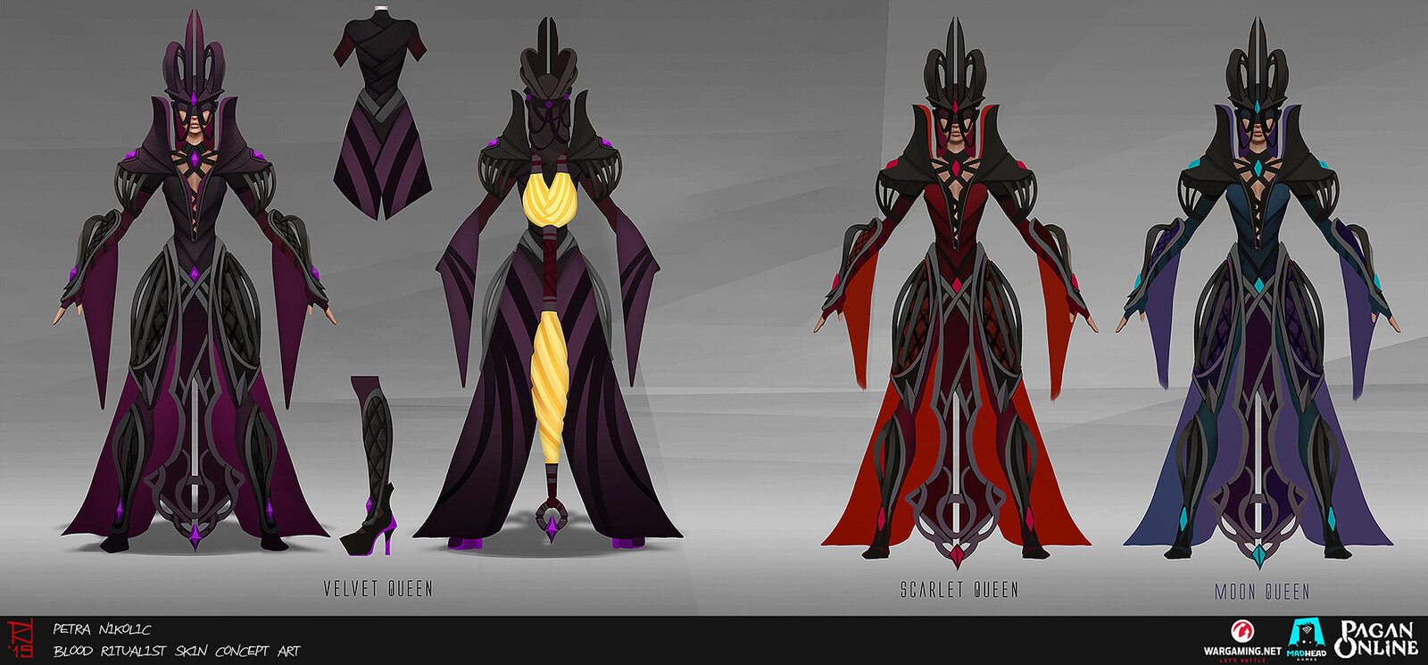 Petra Nikolic - Blood Ritualist Development concept art