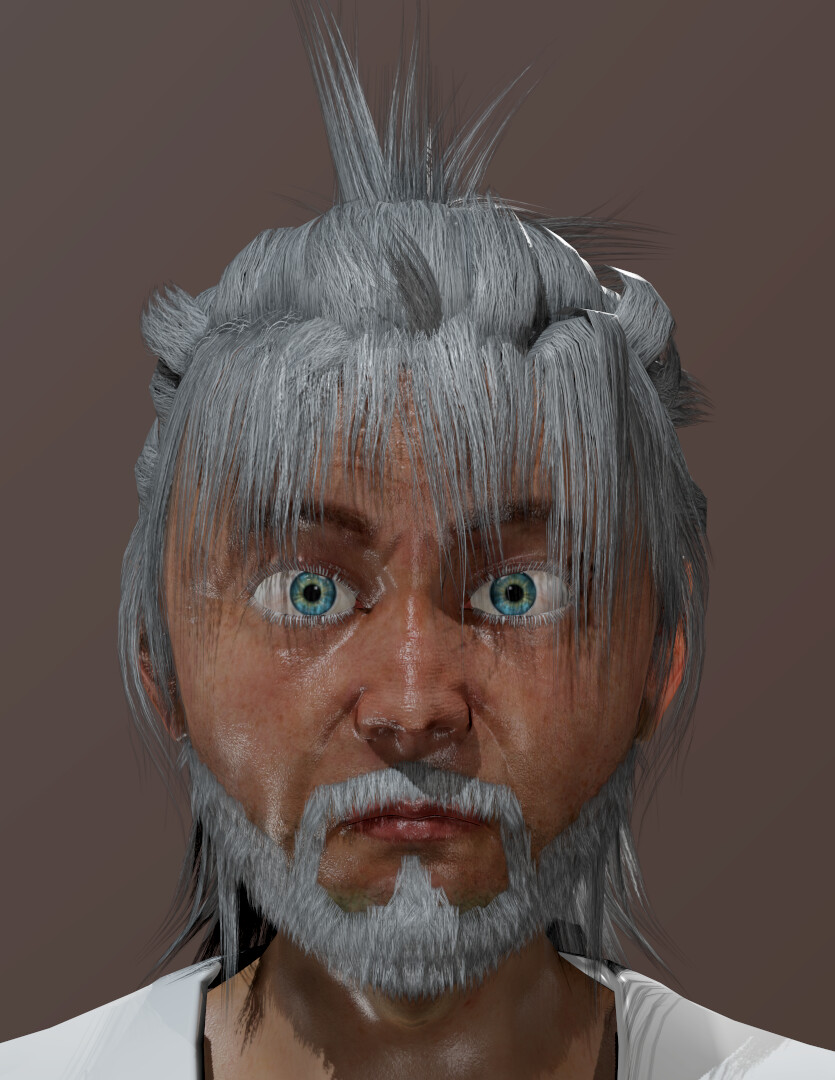 ArtStation - Samurai (skin shader test)