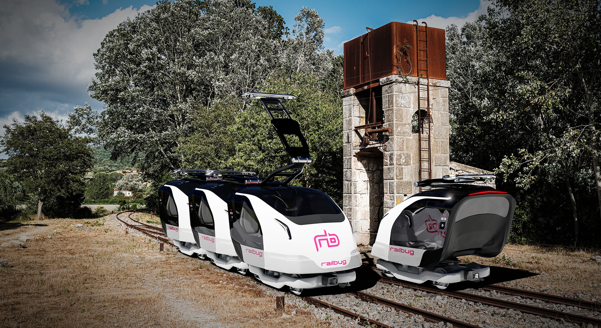 ArtStation - Autonomous on-demand train pod concept