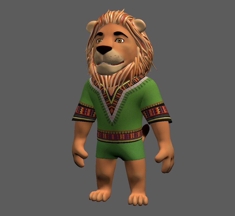 chibi lion head
