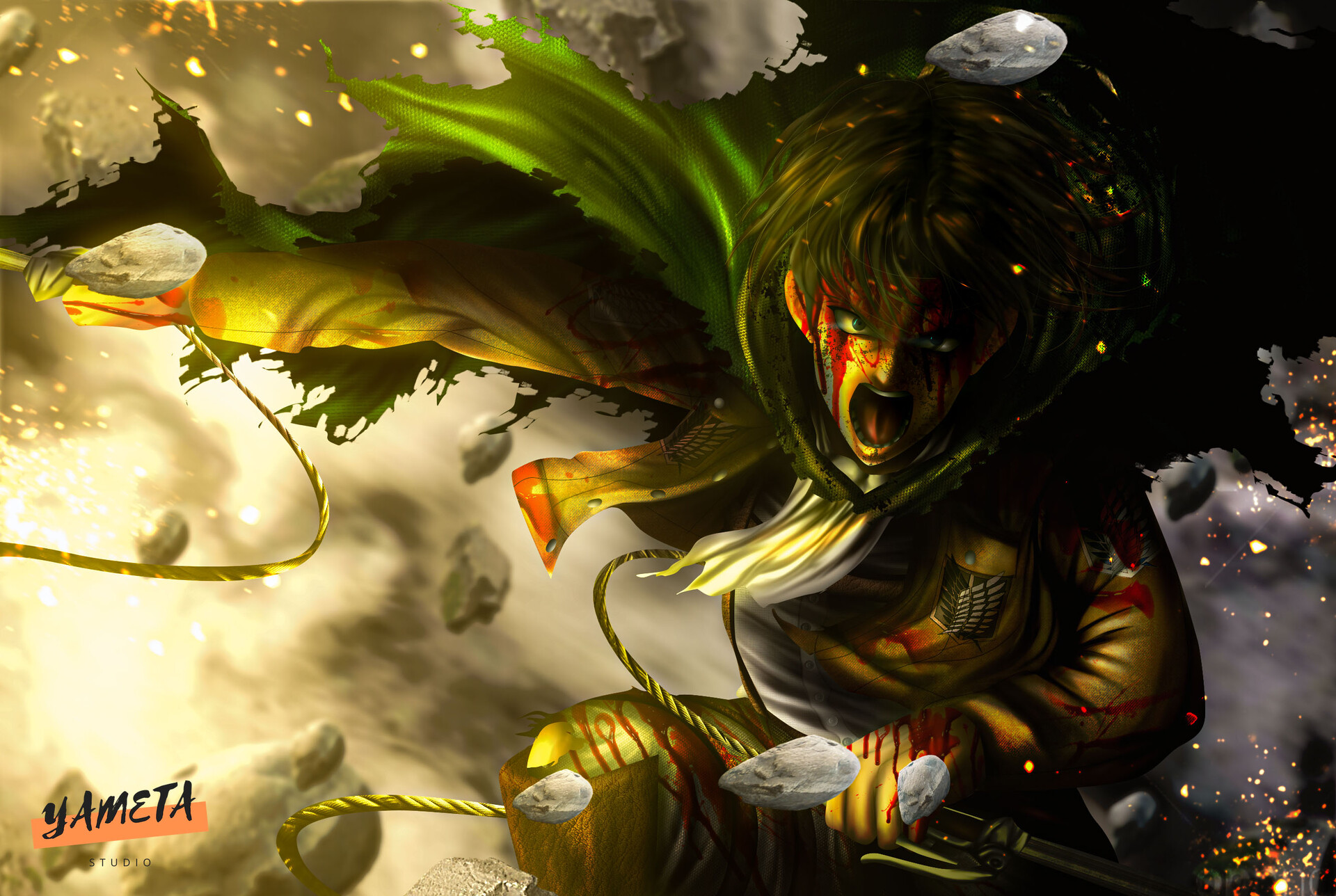 ArtStation - Rampage of the Strongest Soldier