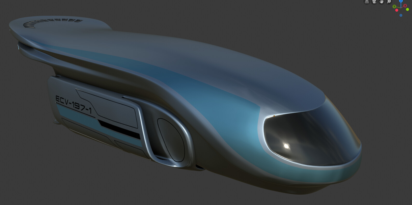 Daniel Korican Portfolio - The Orville Shuttle WIP