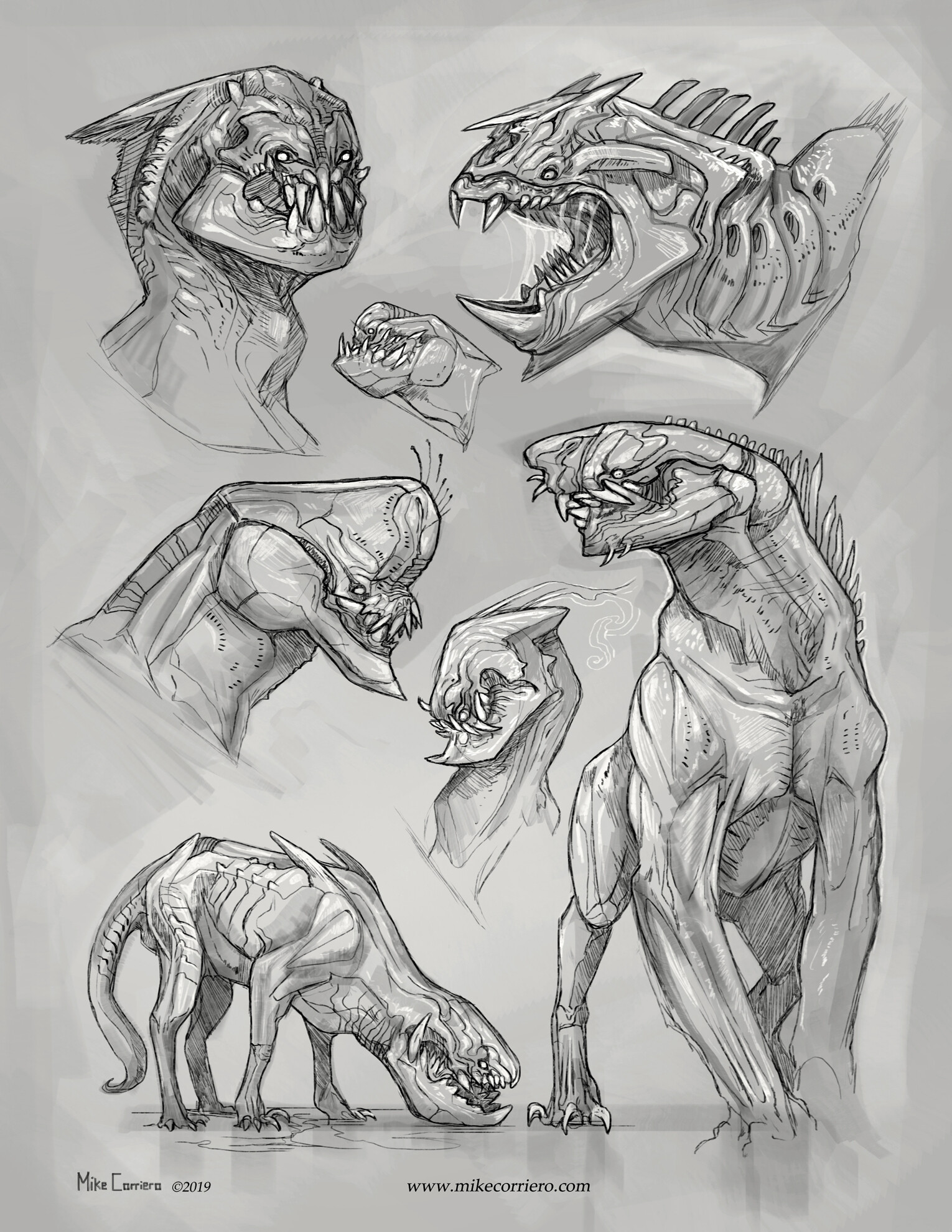 ArtStation - Creature Exploration Sketches 01