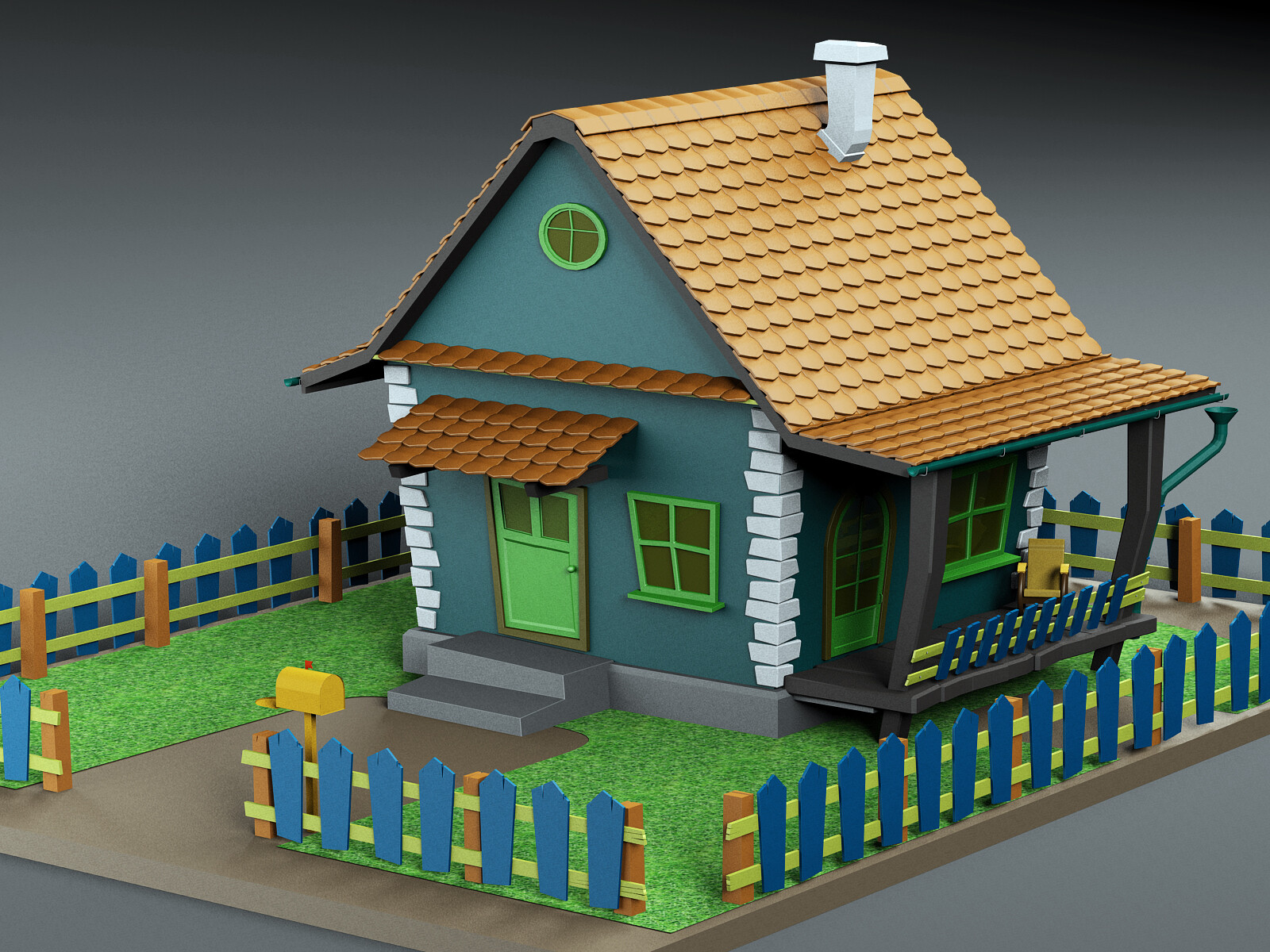 ArtStation - Cartoon House