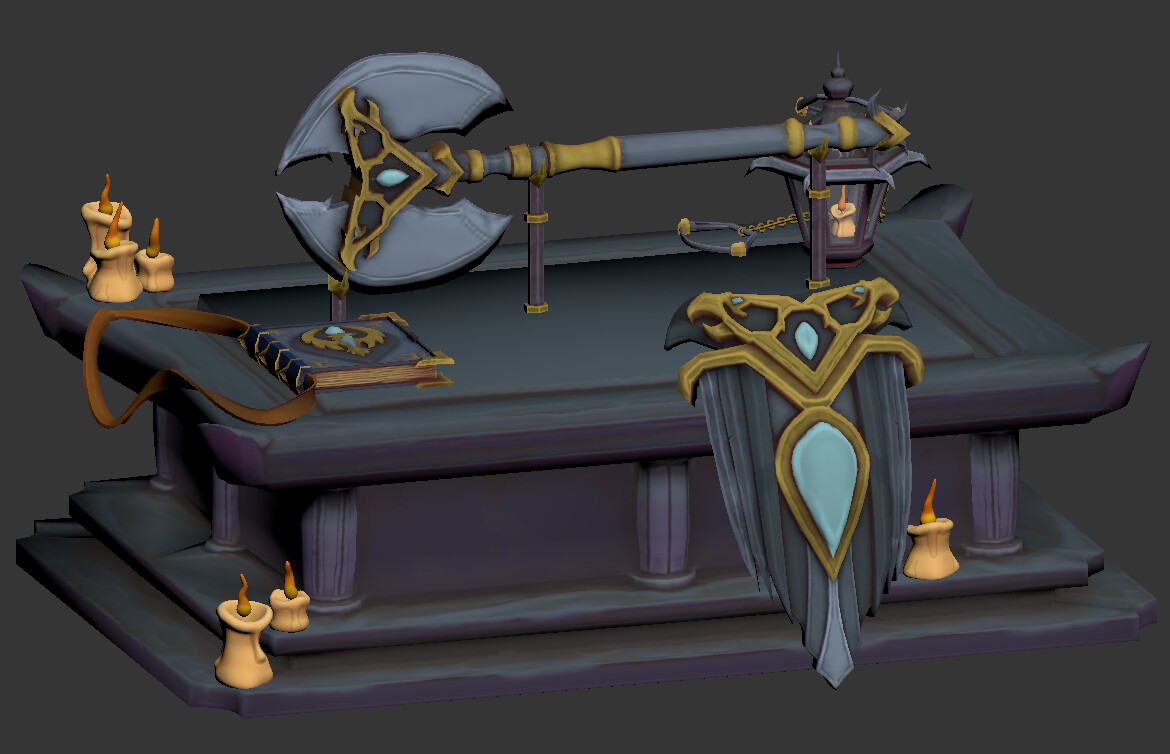 Danique Slappendel - Weapons altar