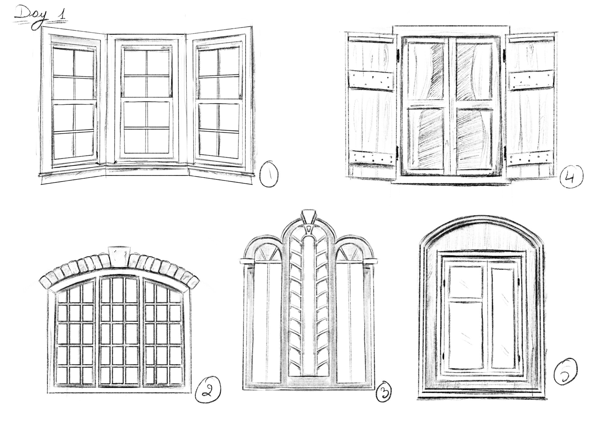 ArtStation - Windows Study