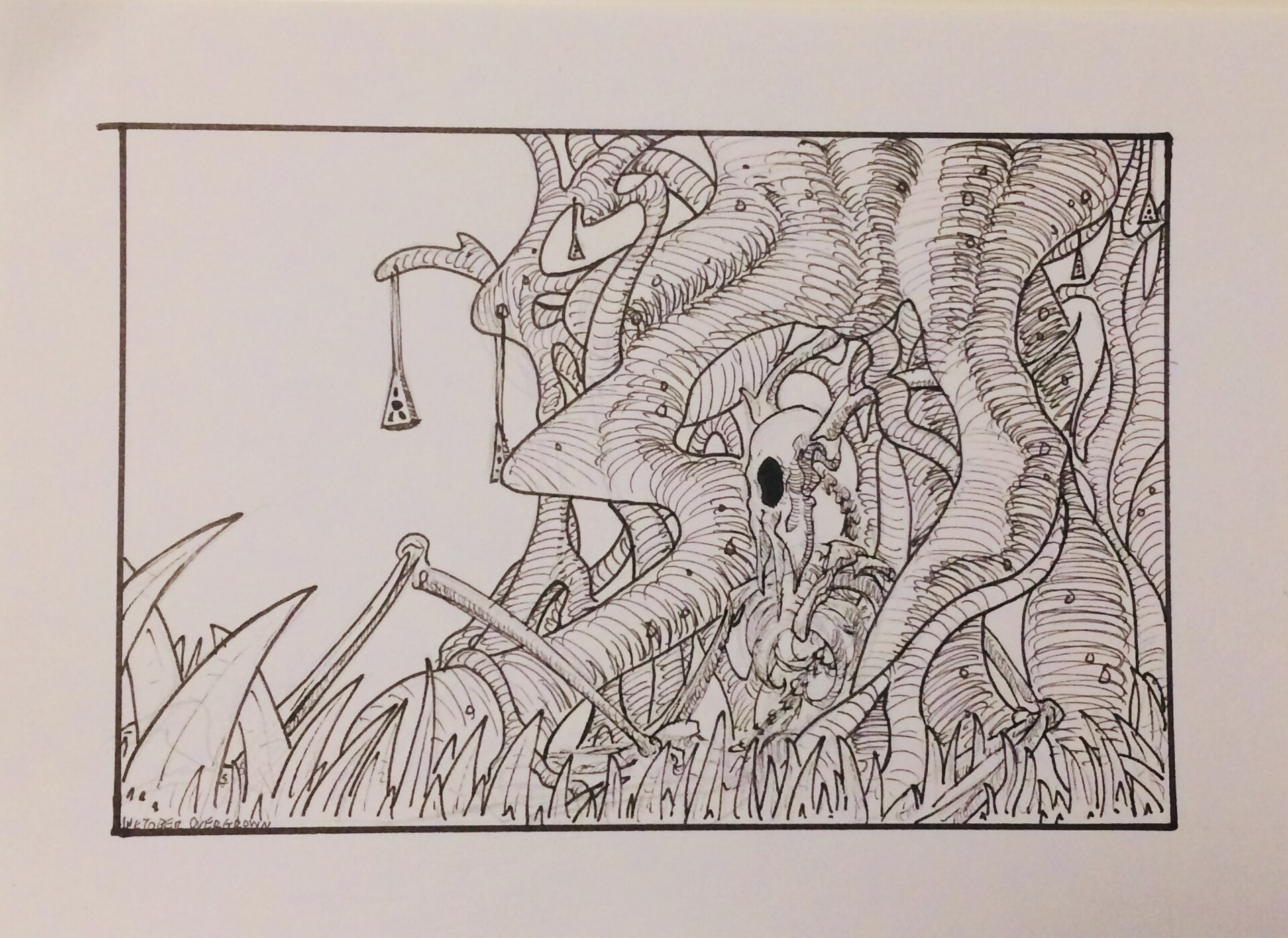 ArtStation - Overgrown Inktober 2019