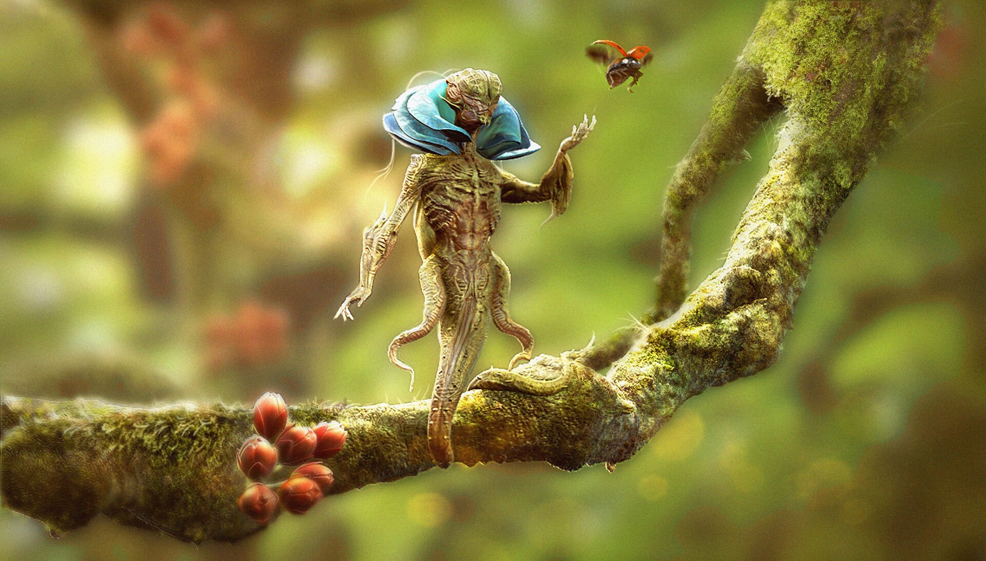 ArtStation - Vine Snake Fairy