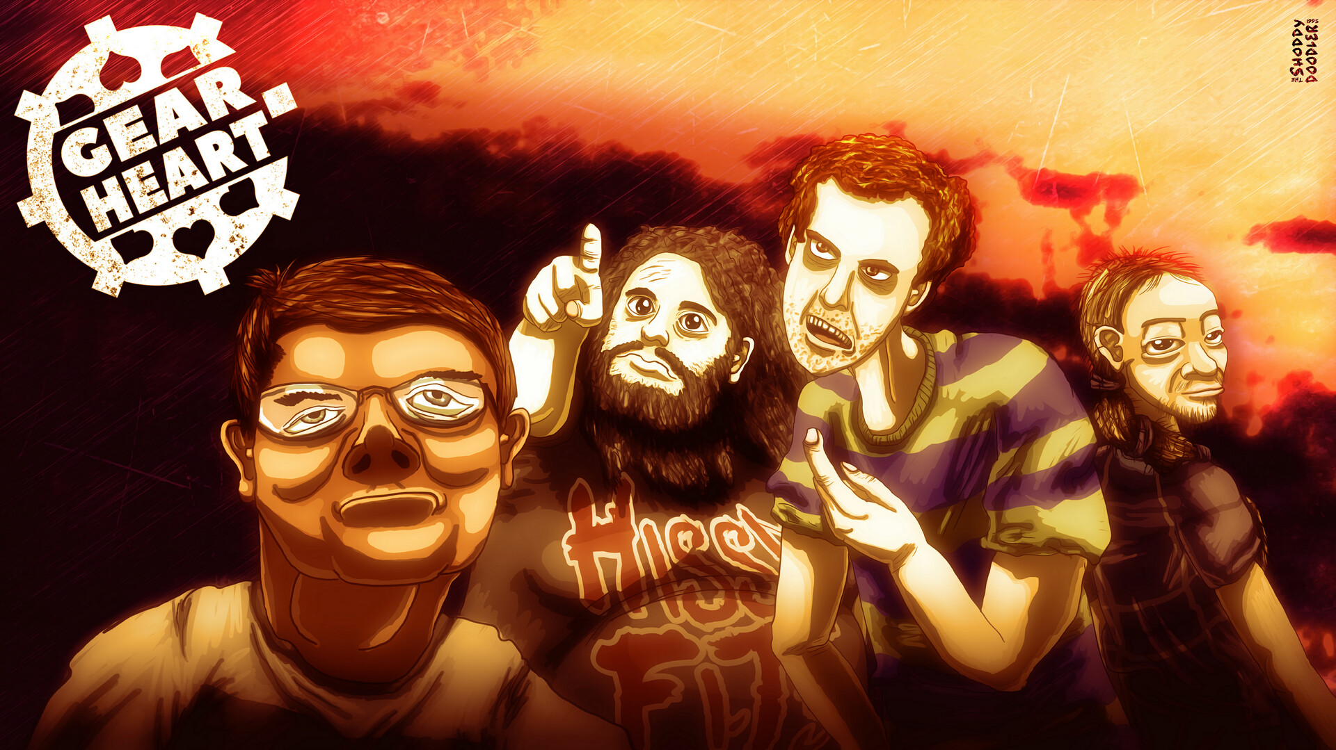 Kevin Nguyen - Gearheart in 2017 - Group Drawing