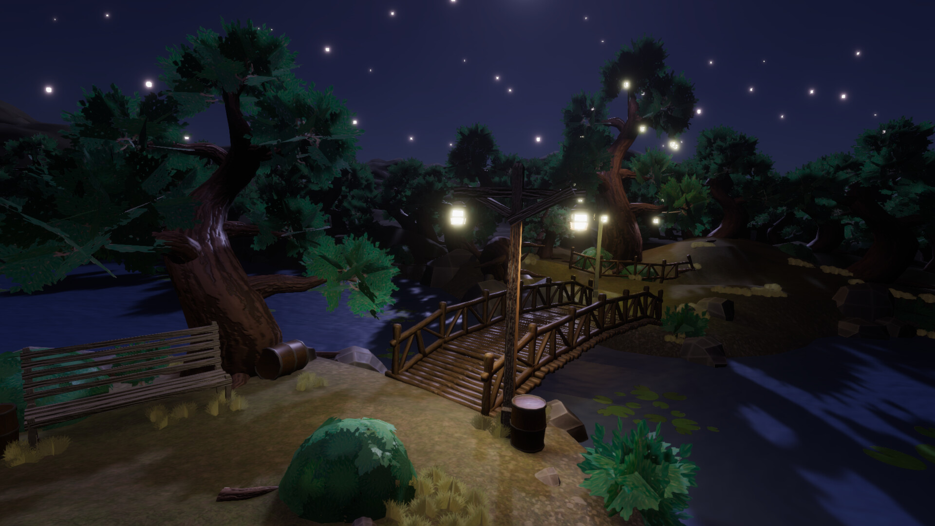 ArtStation - Forest Bridge