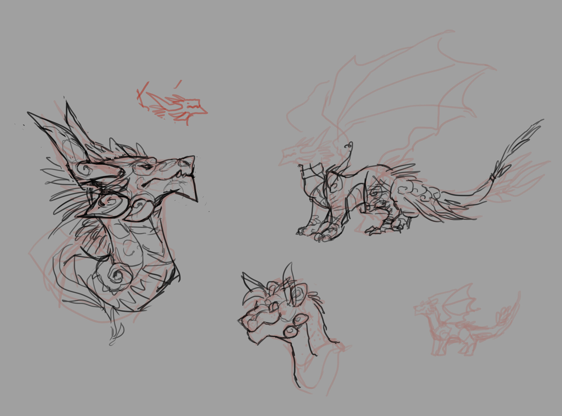 ArtStation - dragon ideas