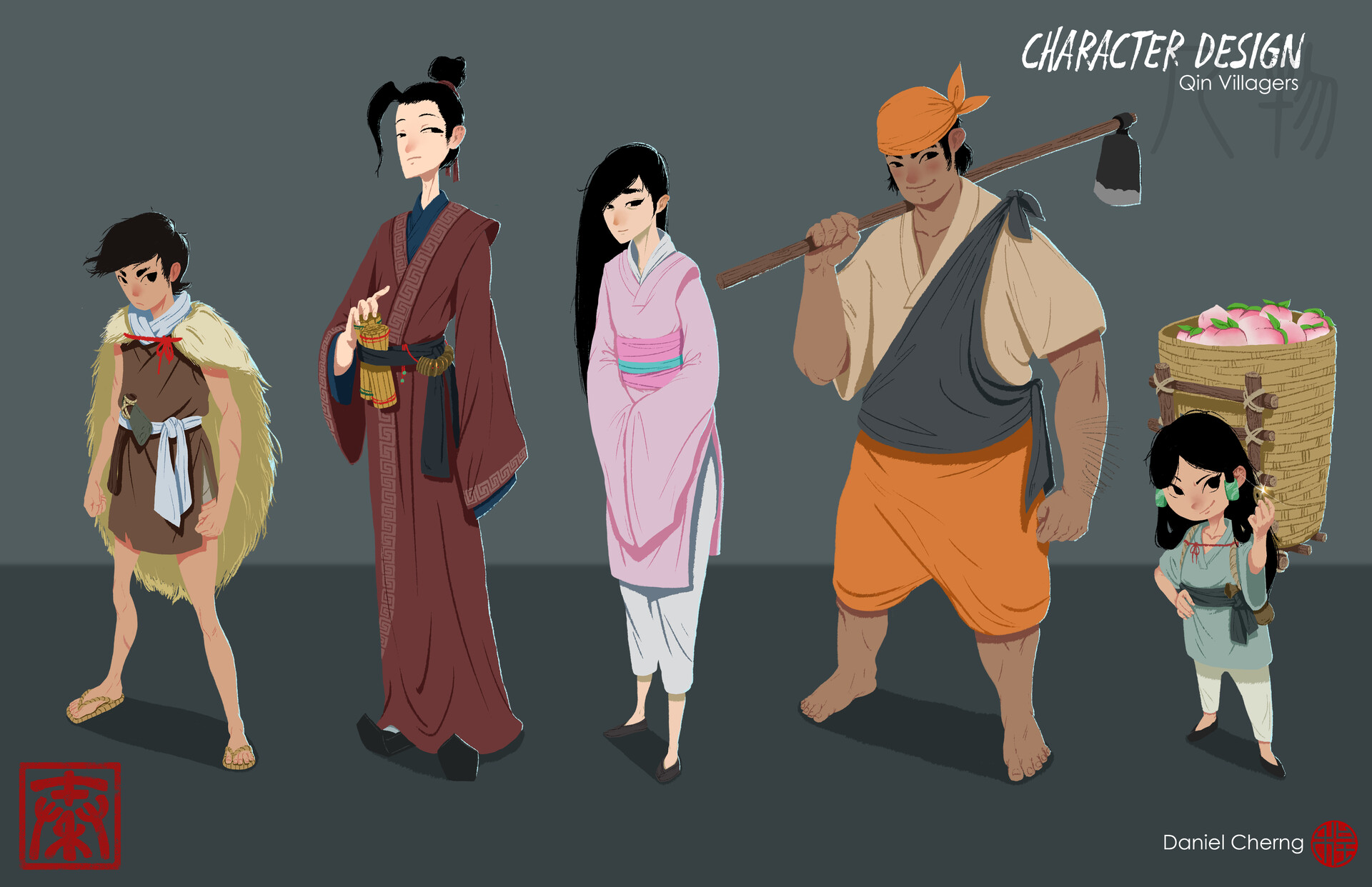 ArtStation - Qin Characters
