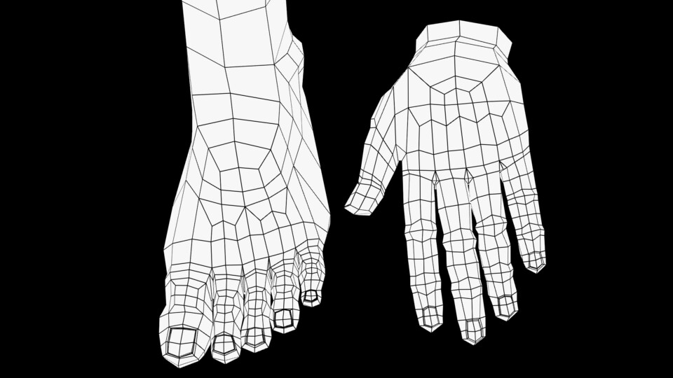 ArtStation - hand & leg study