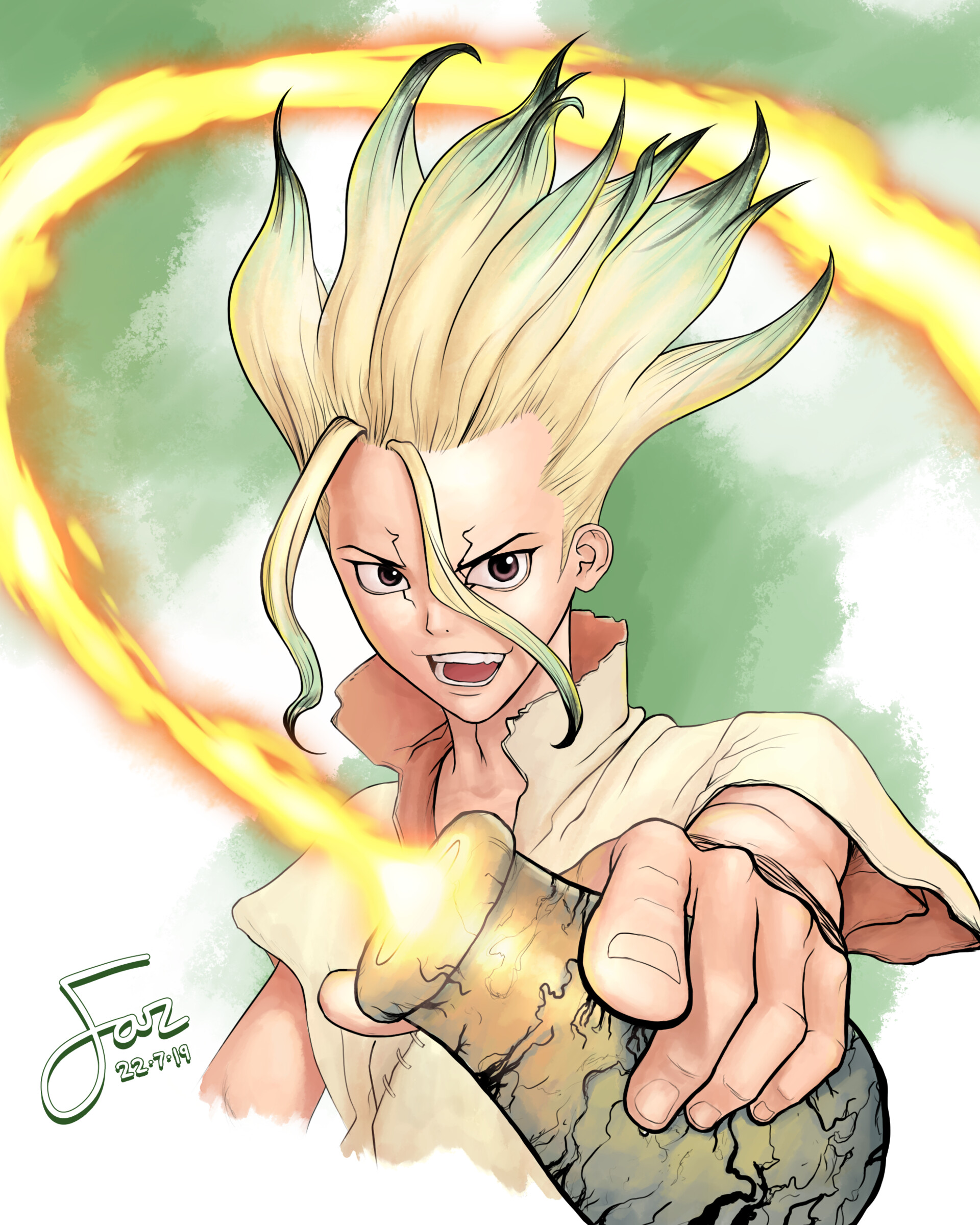 ArtStation - Dr Stone - Senku