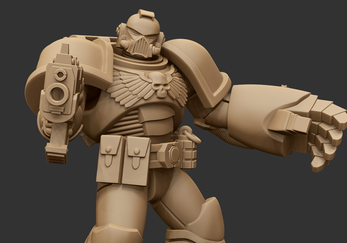 Space Marine 3D Model By Sin-Vraal On DeviantArt, 49% OFF