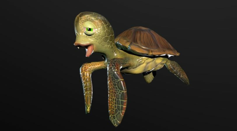 ArtStation - Cartoon Turtle