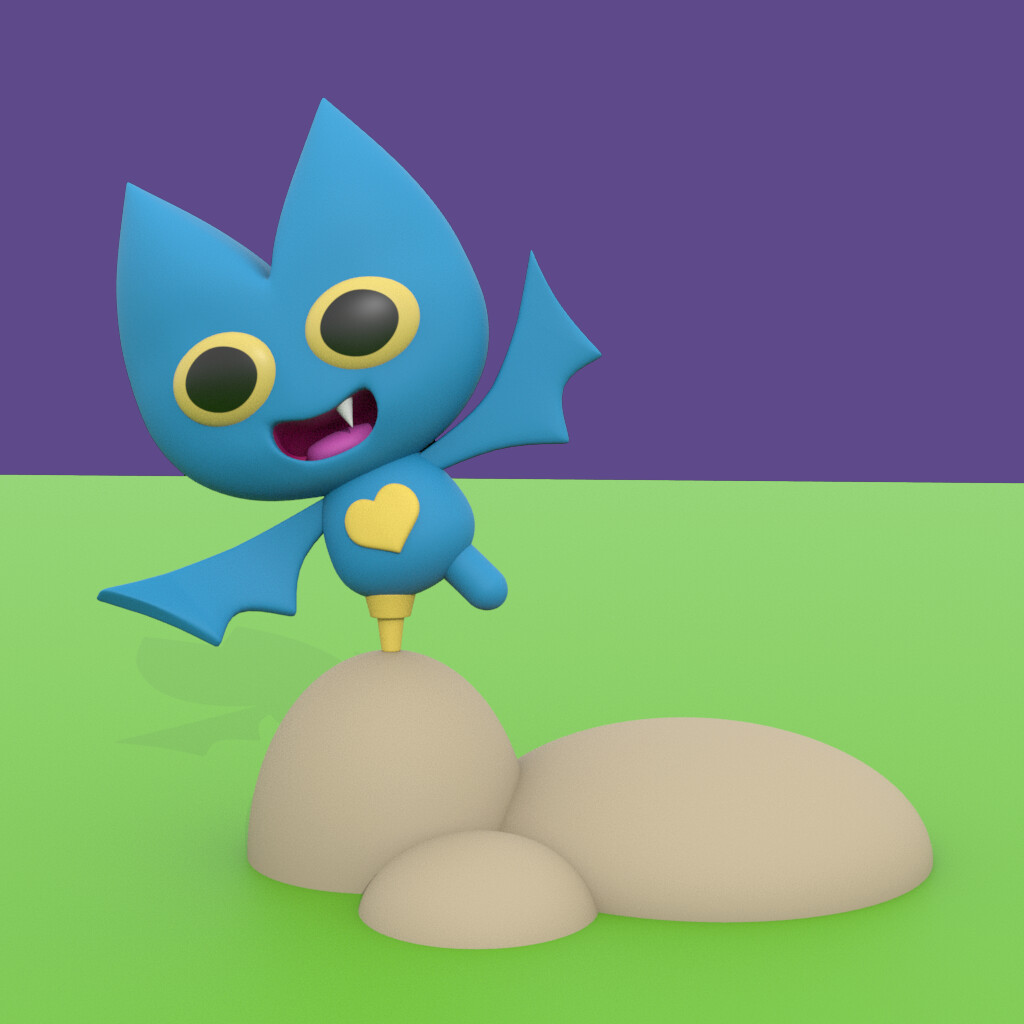 Dylan Sharp - Adorabat Character Model