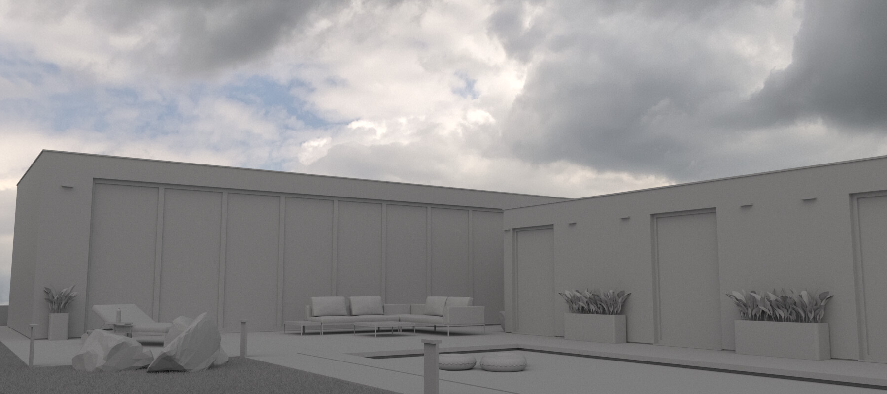 MIPE DESIGN - SKYDOME HDR 360° PANORAMA - overcast sky