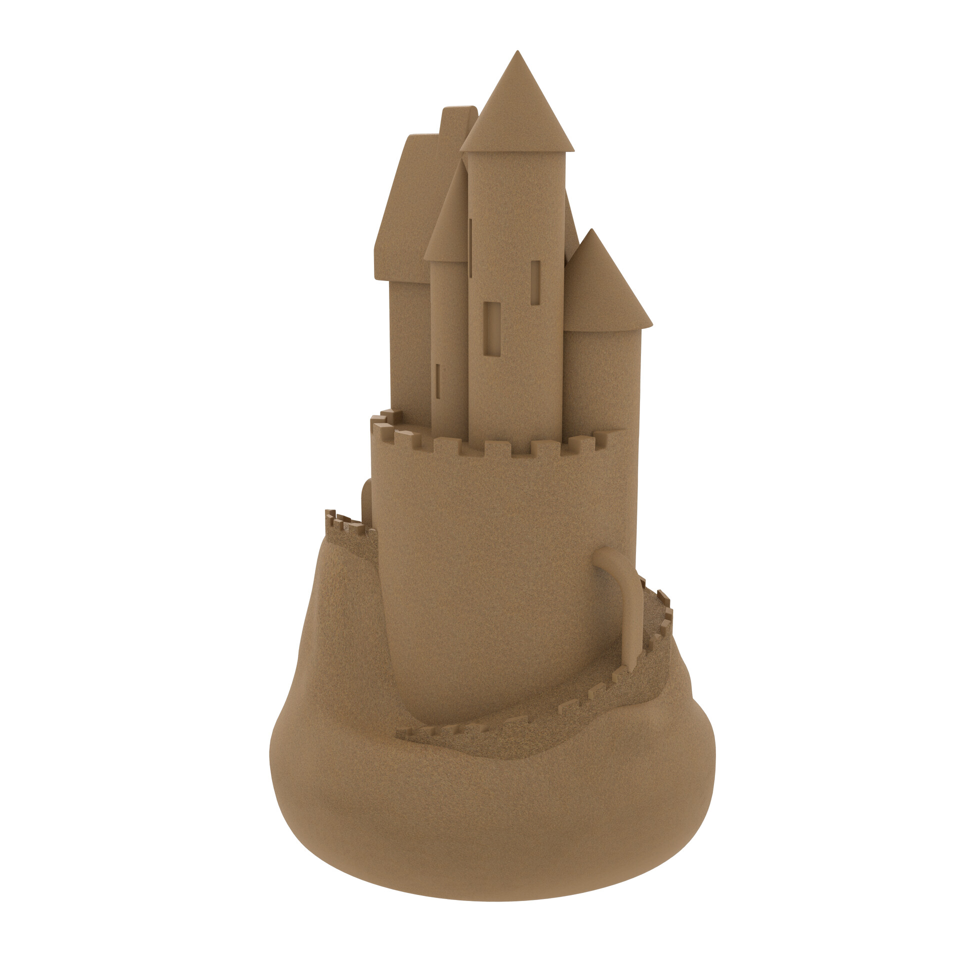 ArtStation - Sand Castle Model
