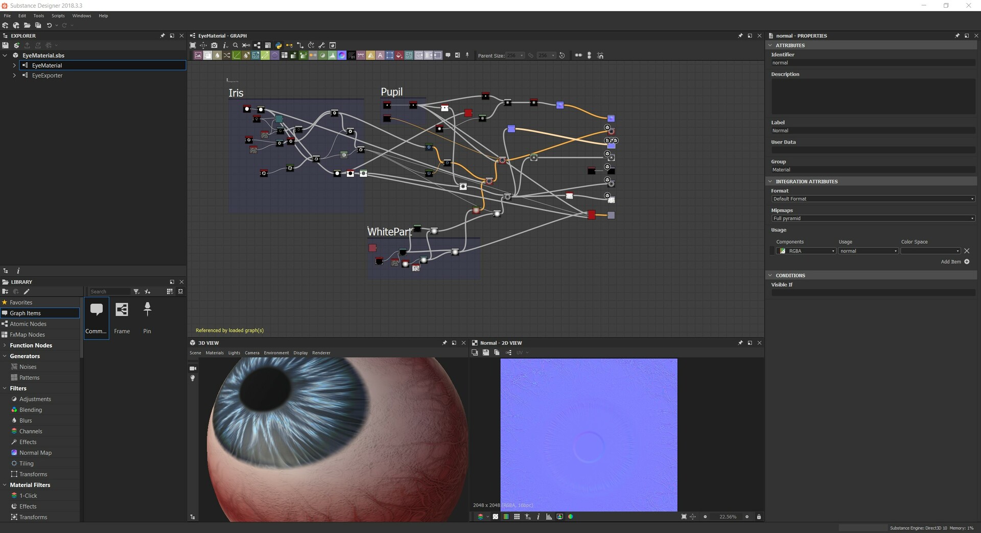 Ulises Zamora Montes - Realistic Eye Shader for Unity