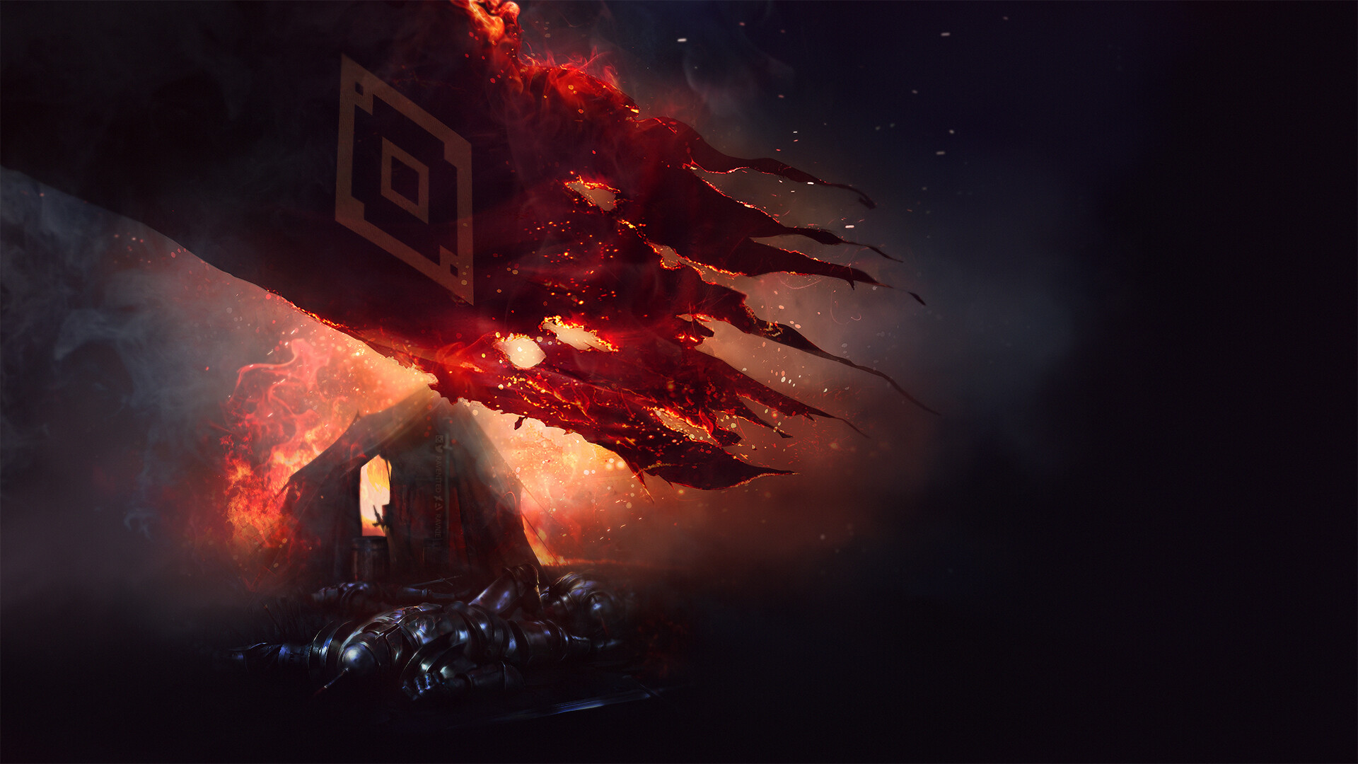 ArtStation - TES Fanart: Burning Imperial Banner