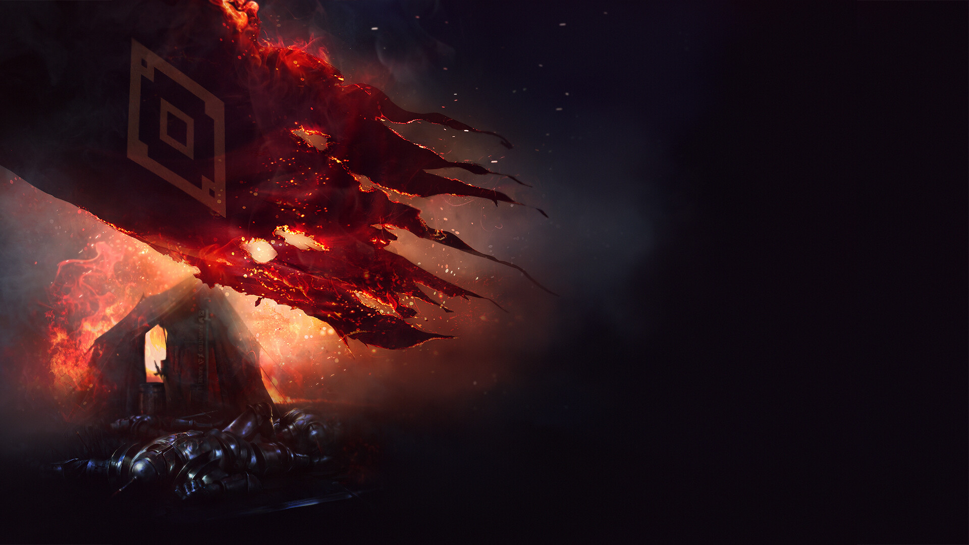 Ravnie - TES Fanart: Burning Imperial Banner