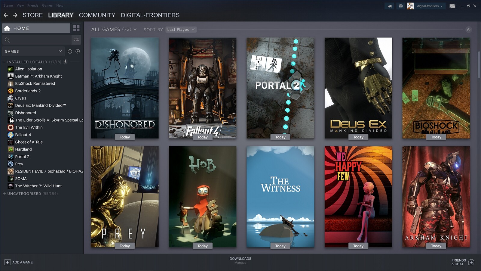 Digital Frontiers - Custom Steam Game Covers