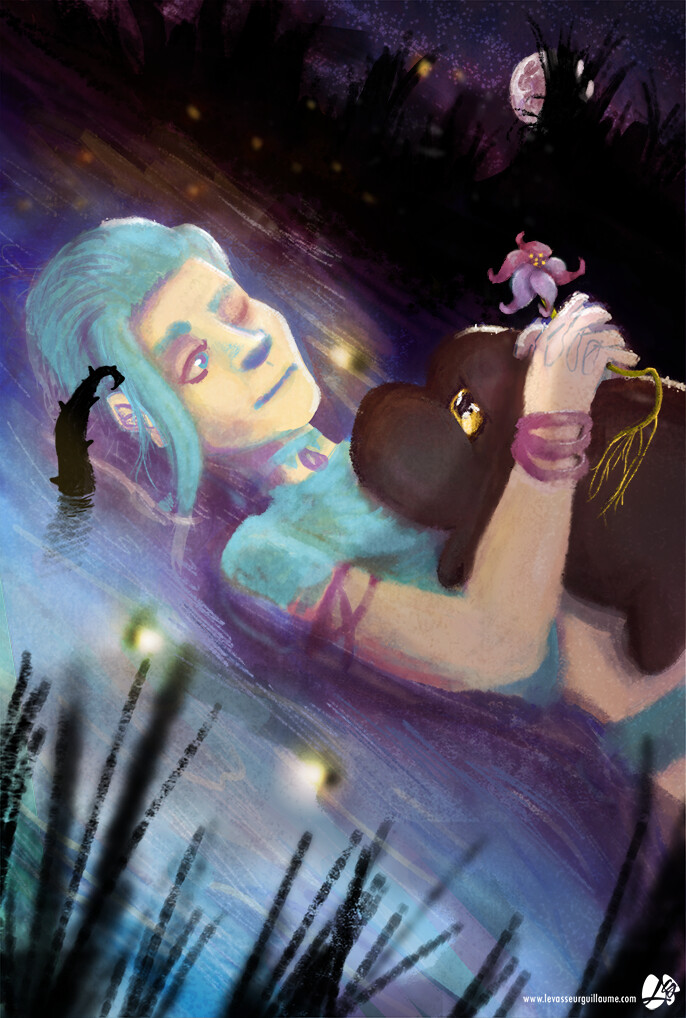 ArtStation - Hasu allongé