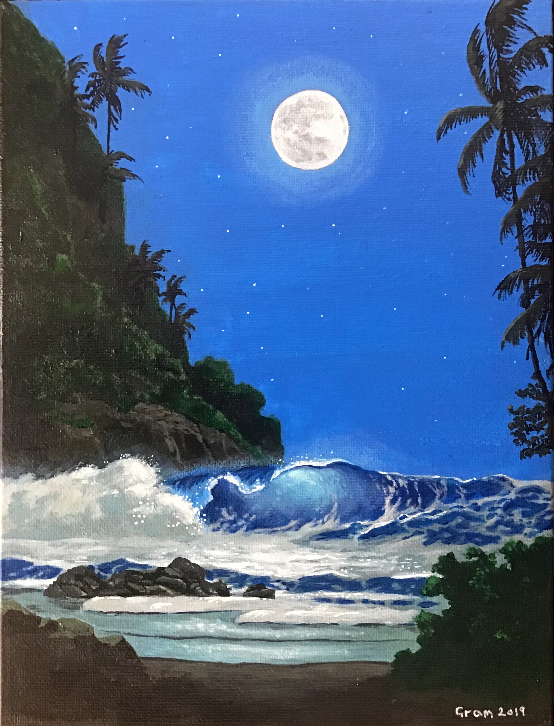 ArtStation - Rising Moon