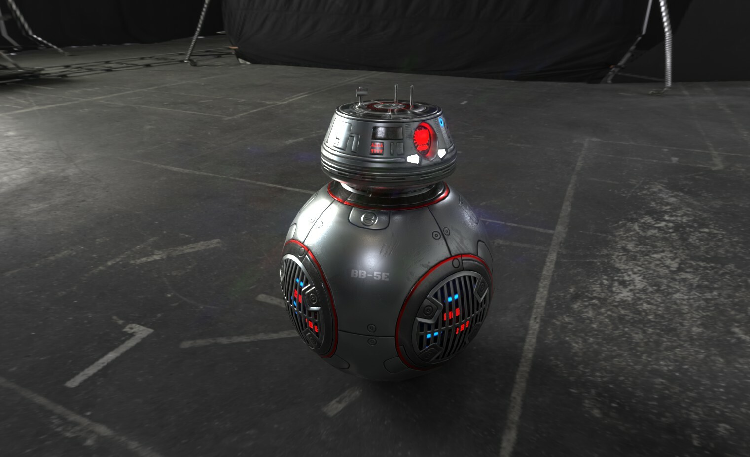 ArtStation - BB-5E Droid (Still in Progress)