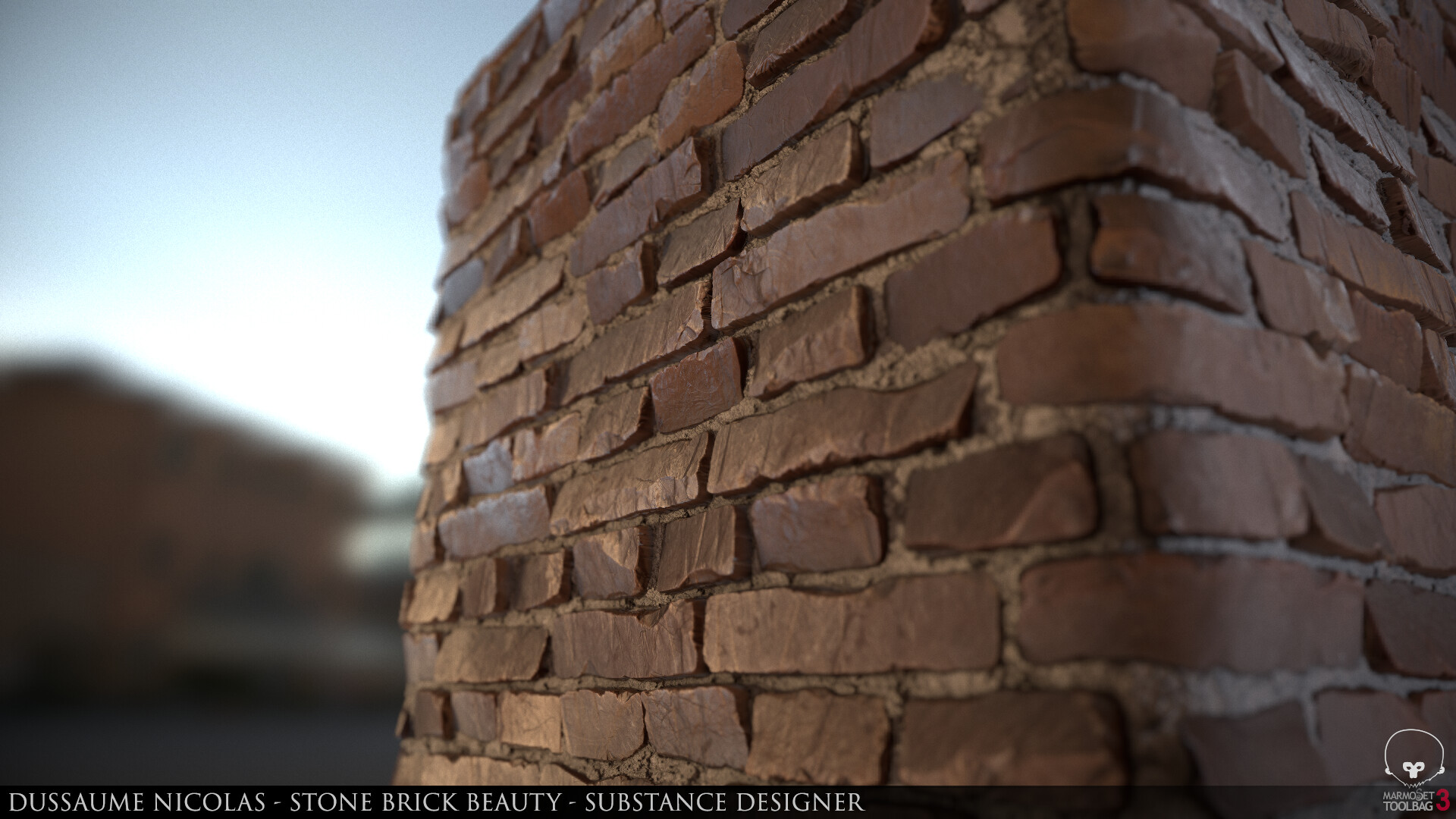 ArtStation - Stone Brick Substance