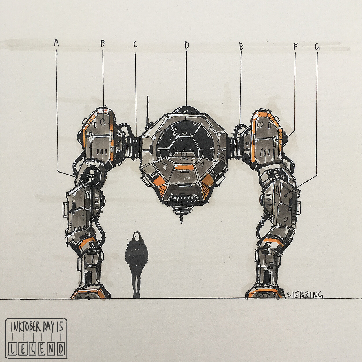 ArtStation - inktober day 15: LEGEND