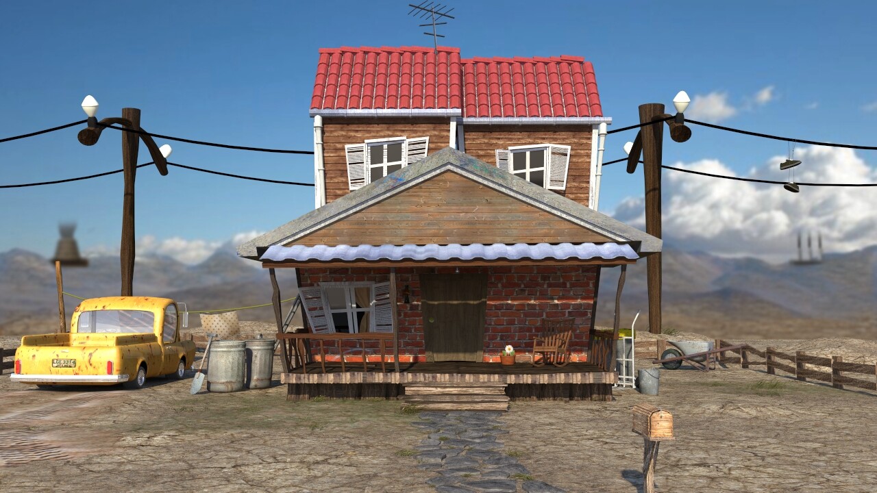 ArtStation - 3D Cartoon environment